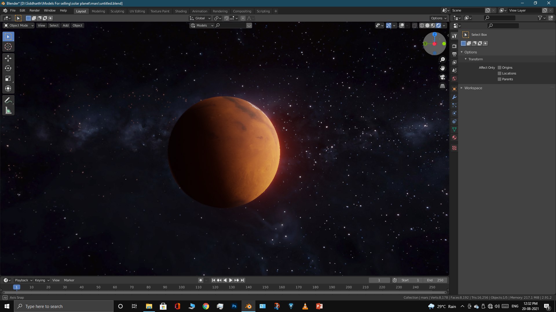 3D Mars - TurboSquid 1775960