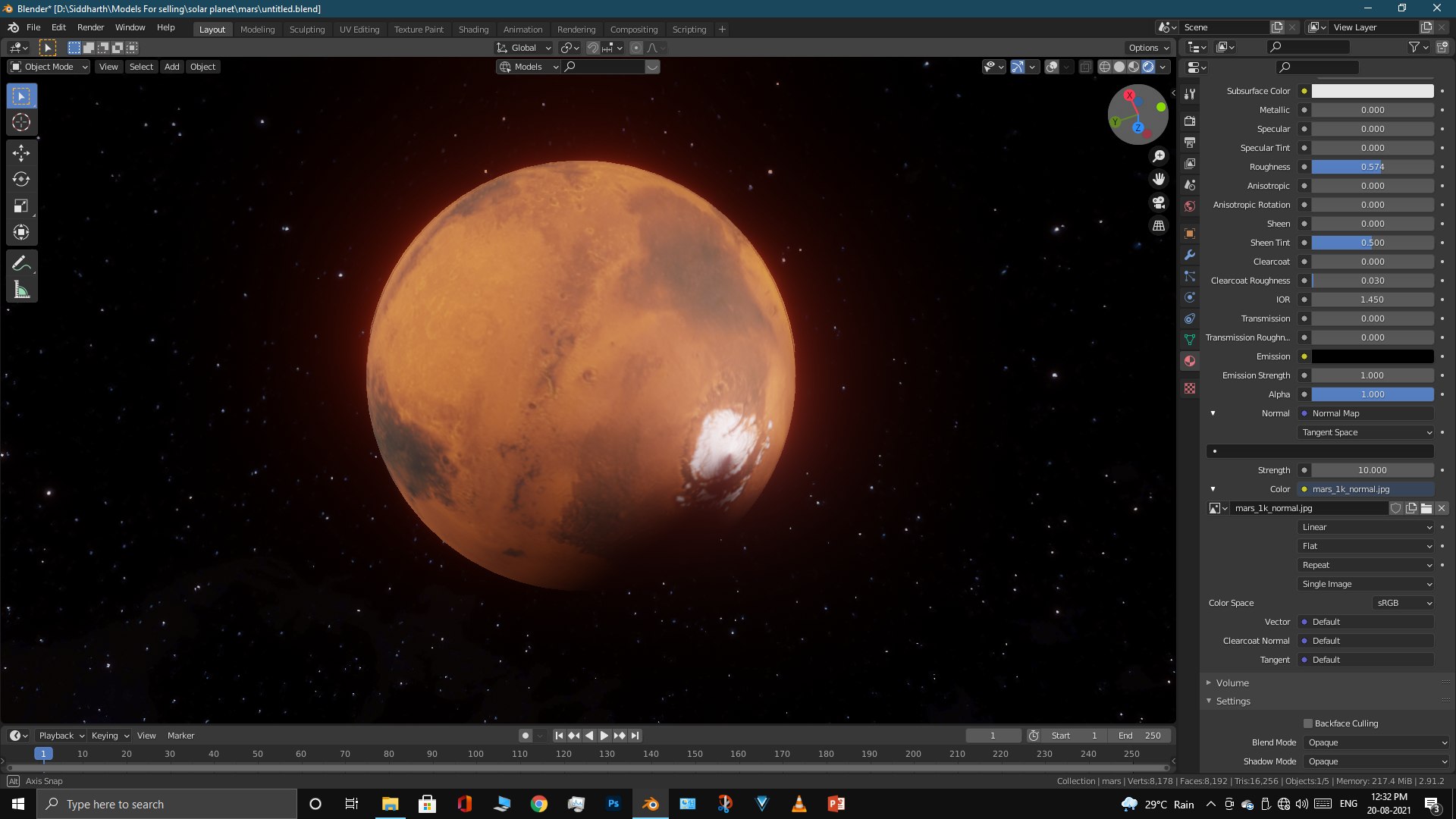 3D Mars - TurboSquid 1775960