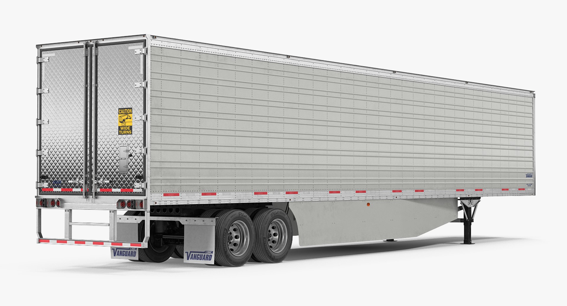 Vanguard Reefer Semi Trailer 3D Model - TurboSquid 1384862
