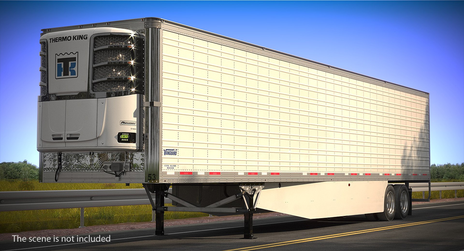 Vanguard Reefer Semi Trailer 3D Model - TurboSquid 1384862