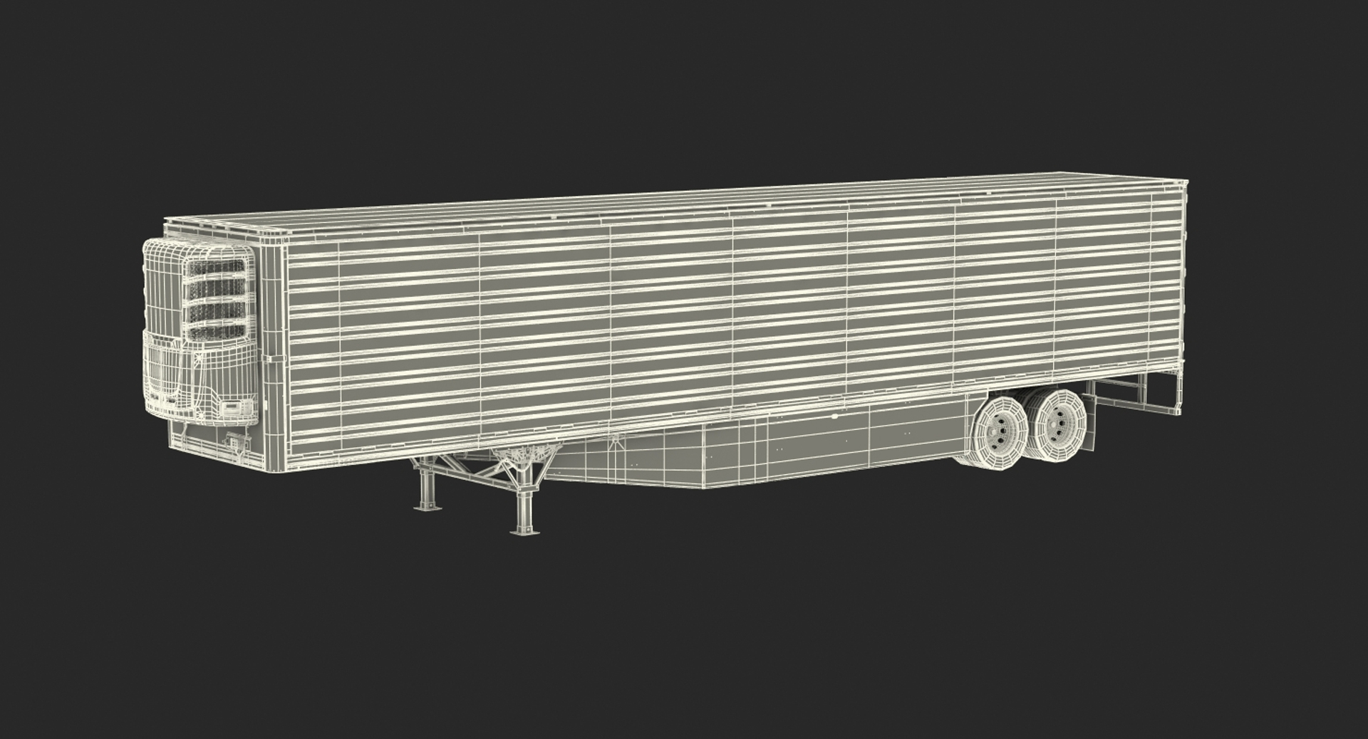 Vanguard Reefer Semi Trailer 3D Model - TurboSquid 1384862