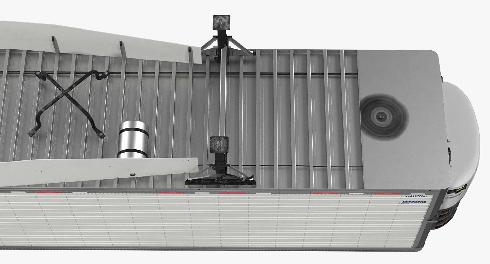 Vanguard reefer semi trailer 3D model - TurboSquid 1384862