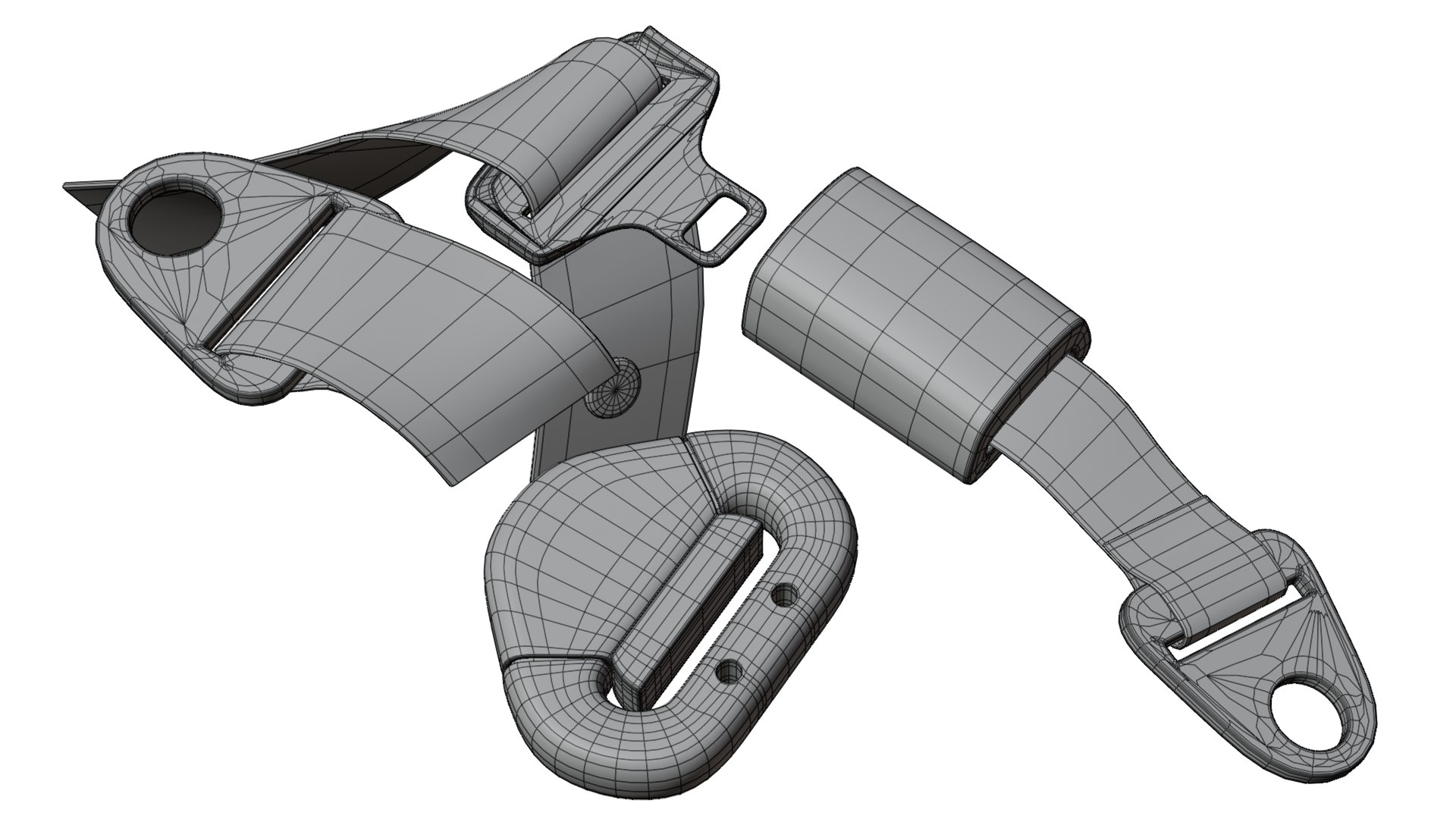 3D SafetyBelt 01 1 A Model - TurboSquid 2292951