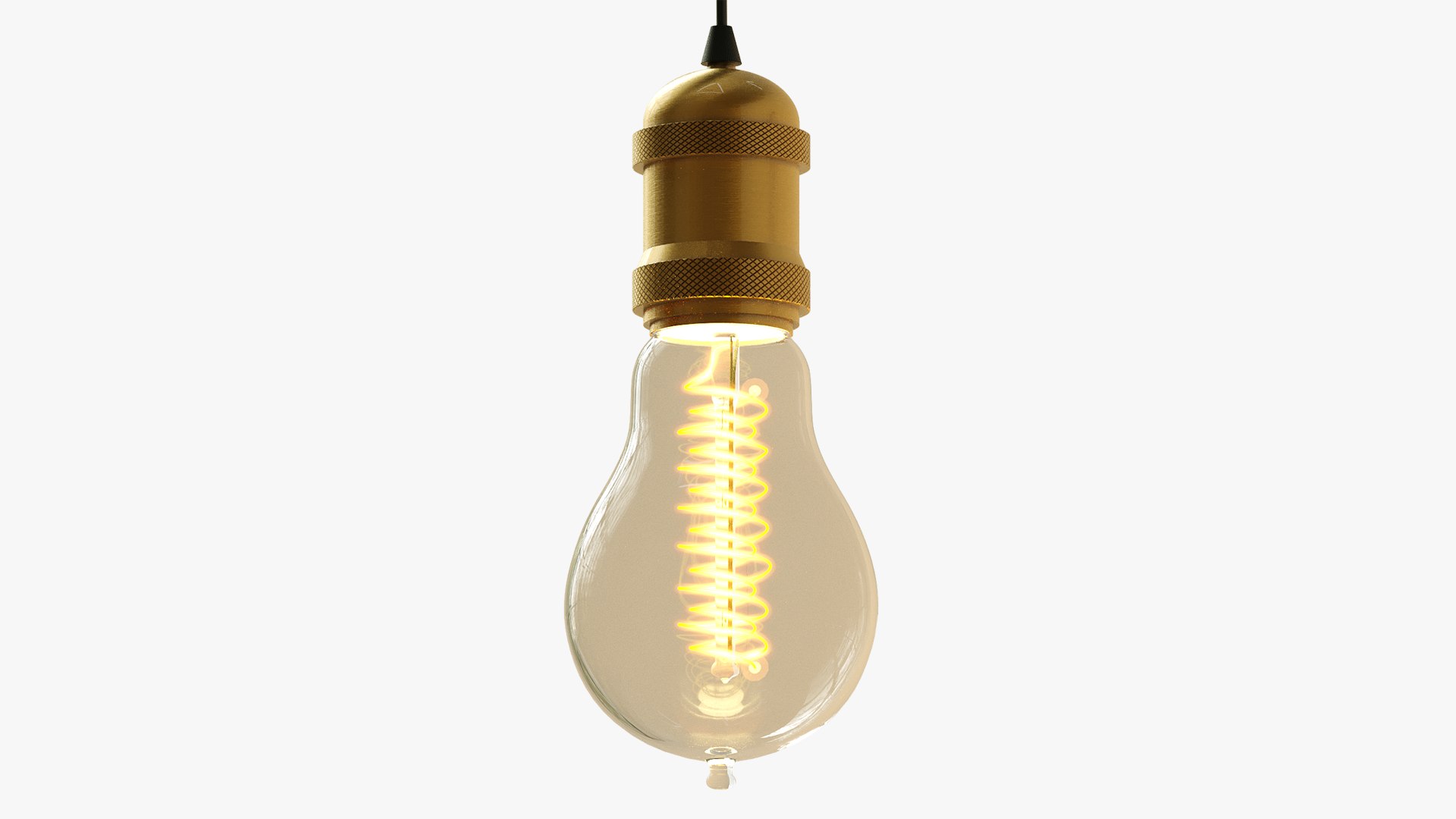 Vintage Edison Lamp 3D Model - TurboSquid 2094625