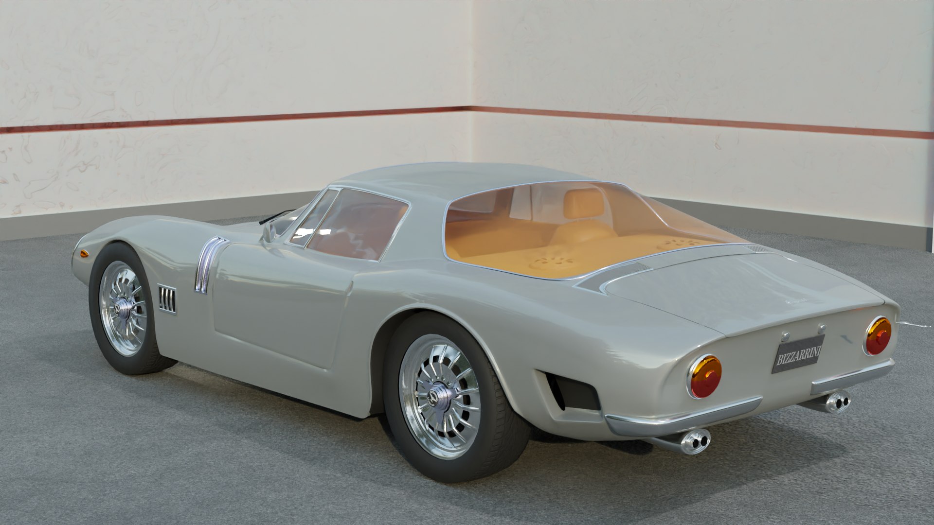 3D Bizzarrini Car - TurboSquid 1623857