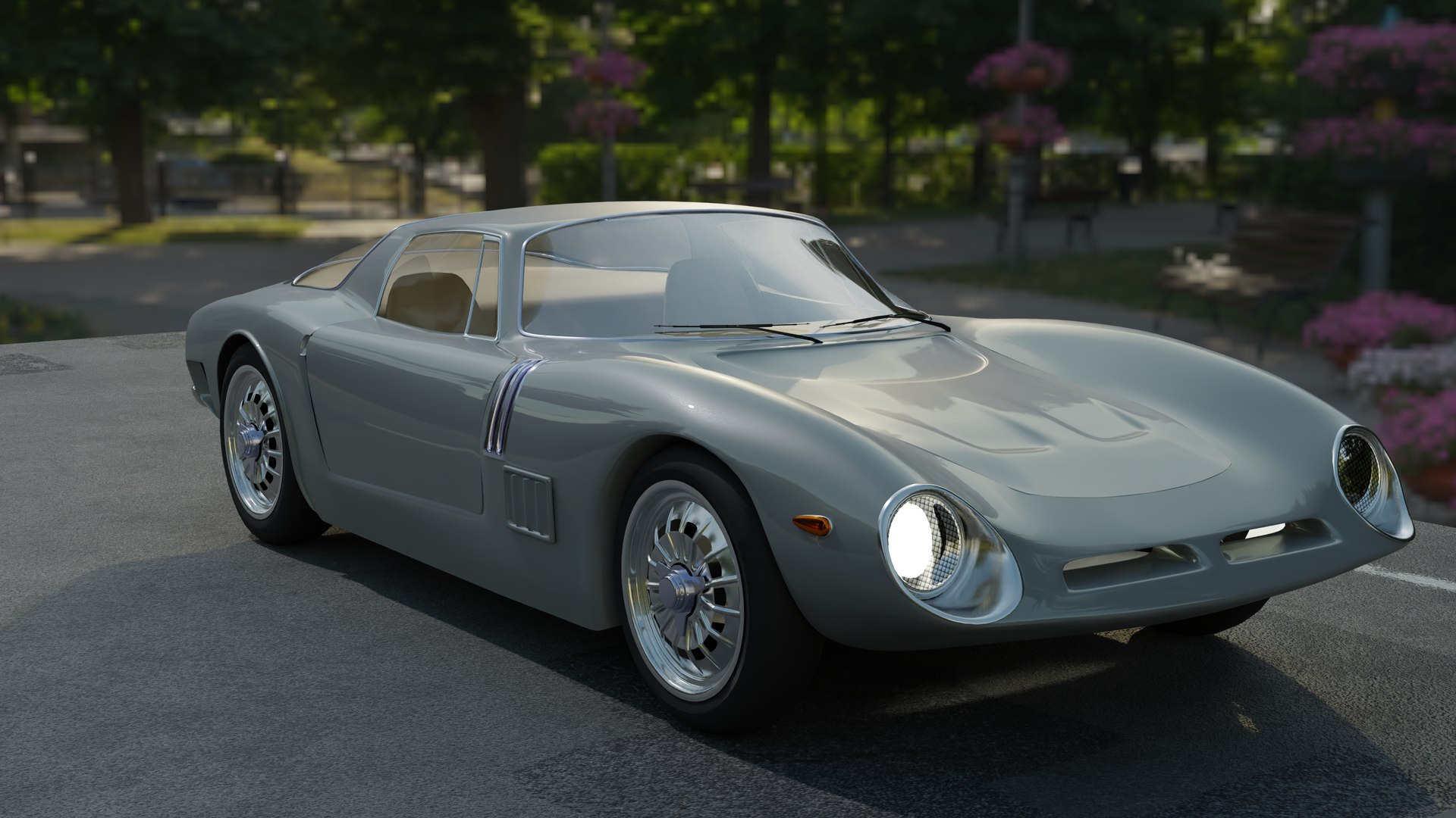 3D Bizzarrini Car - TurboSquid 1623857