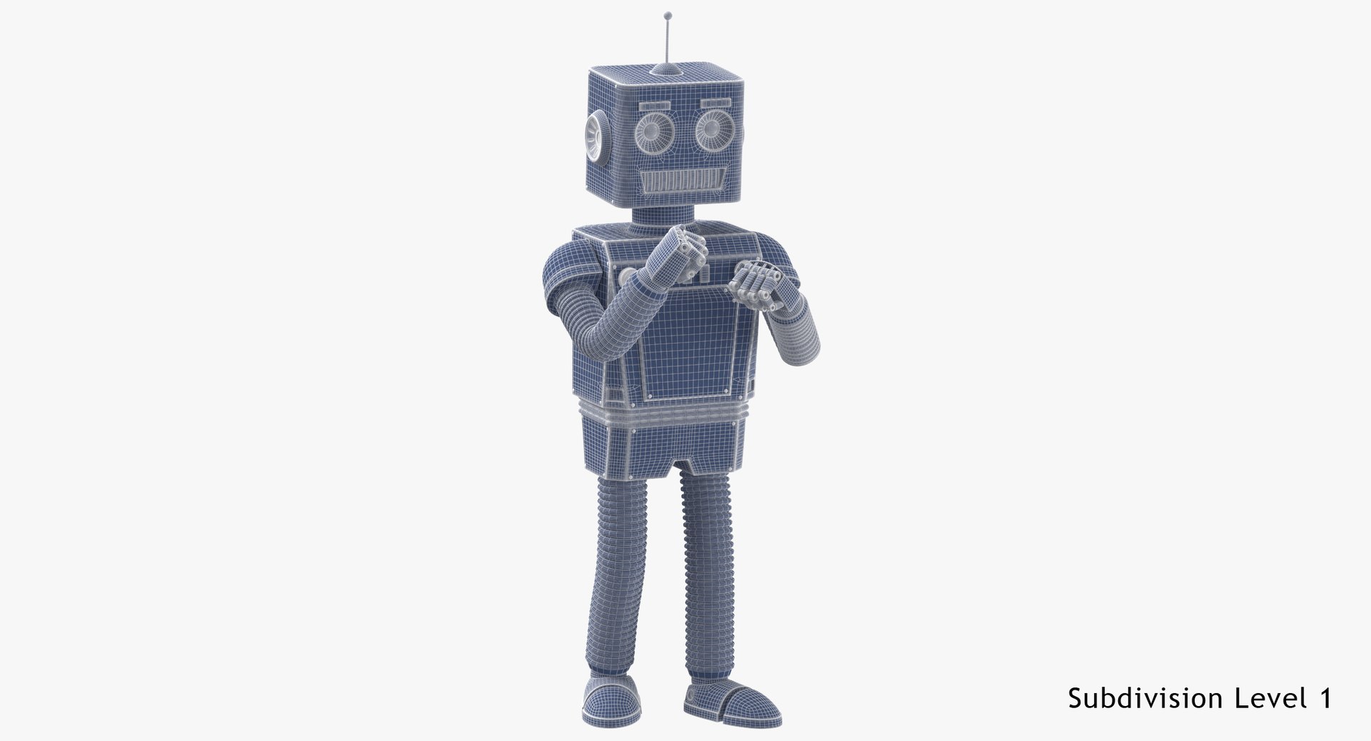 Robot 01 Attacking 3D Model - TurboSquid 1448244