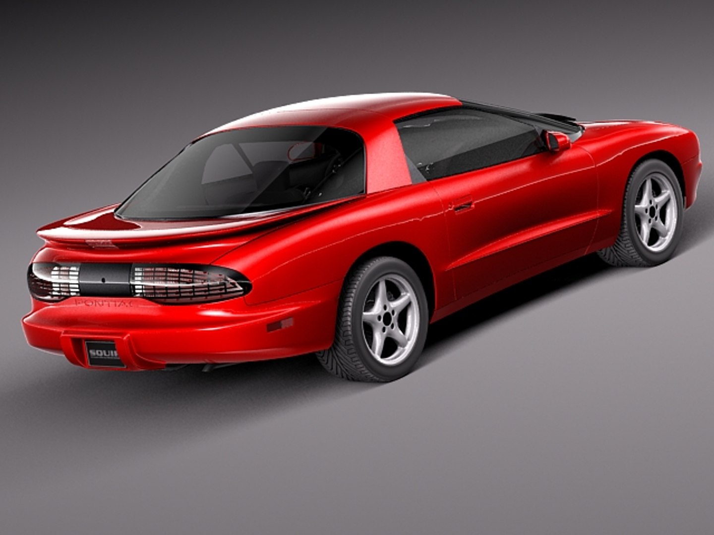 pontiac firebird formula 1993 3d model