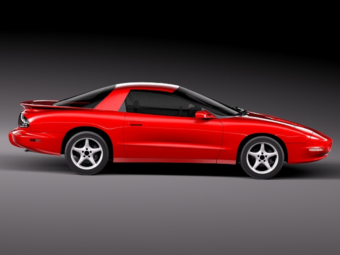 pontiac firebird formula 1993 3d model