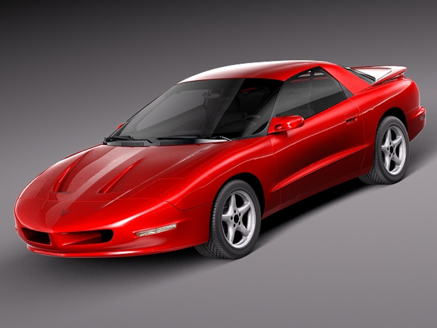 pontiac firebird formula 1993 3d model