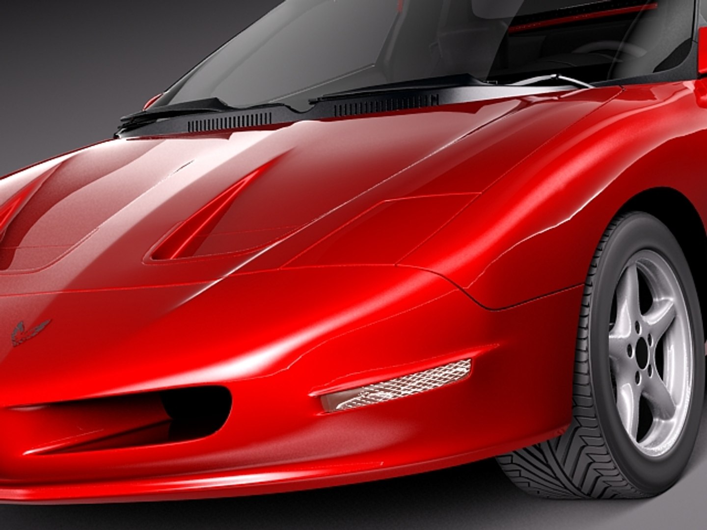 pontiac firebird formula 1993 3d model