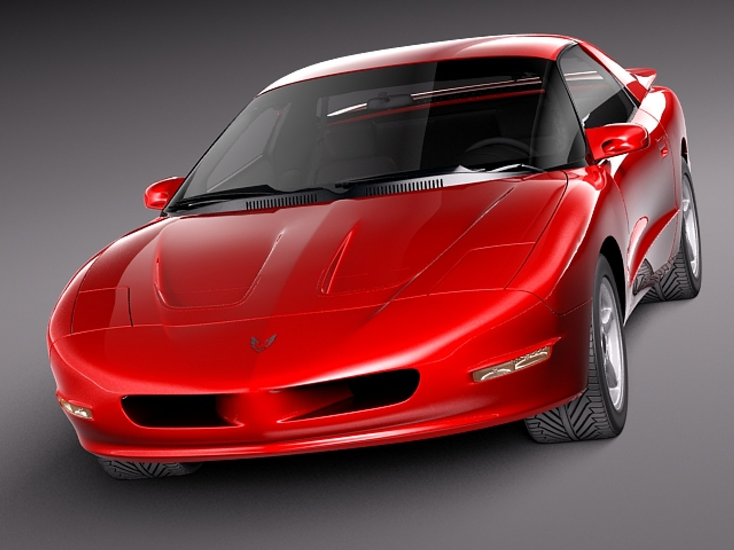 pontiac firebird formula 1993 3d model