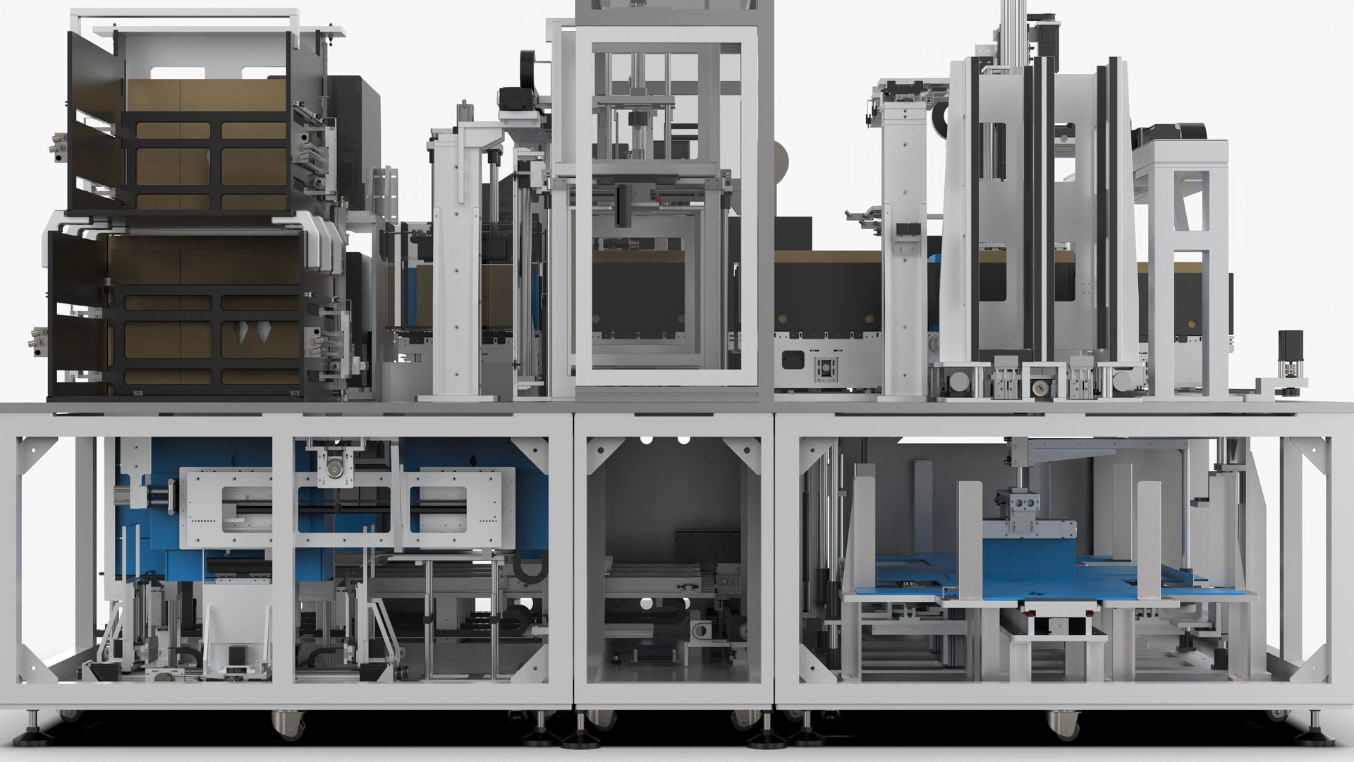 3D Automatic Carton Packing Machine - TurboSquid 2025610