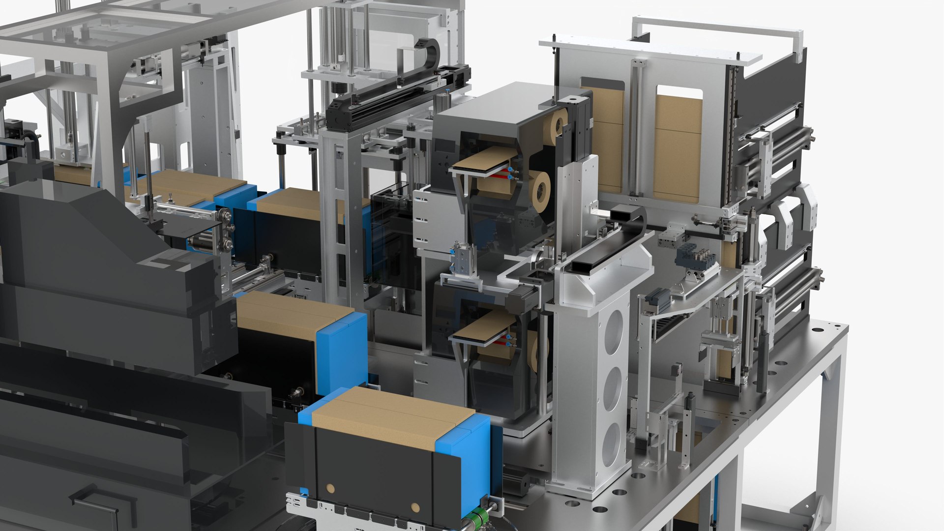 3D Automatic Carton Packing Machine - TurboSquid 2025610