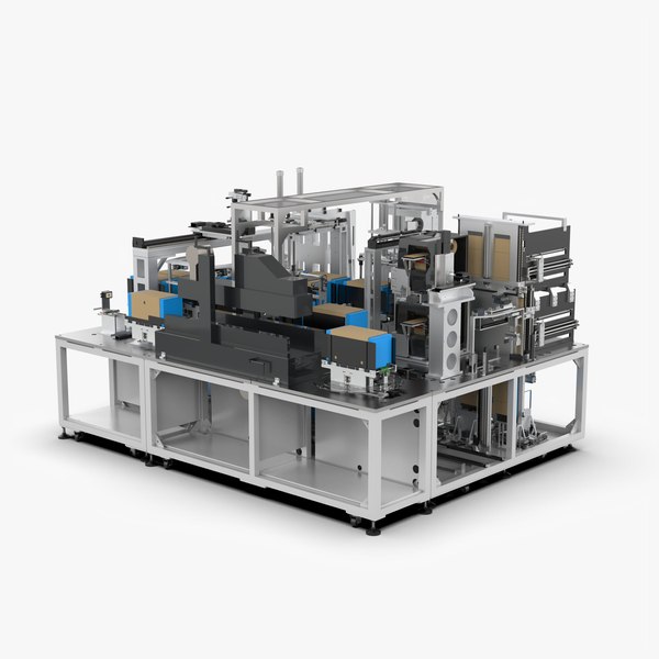 3D Automatic Carton Packing Machine - TurboSquid 2025610