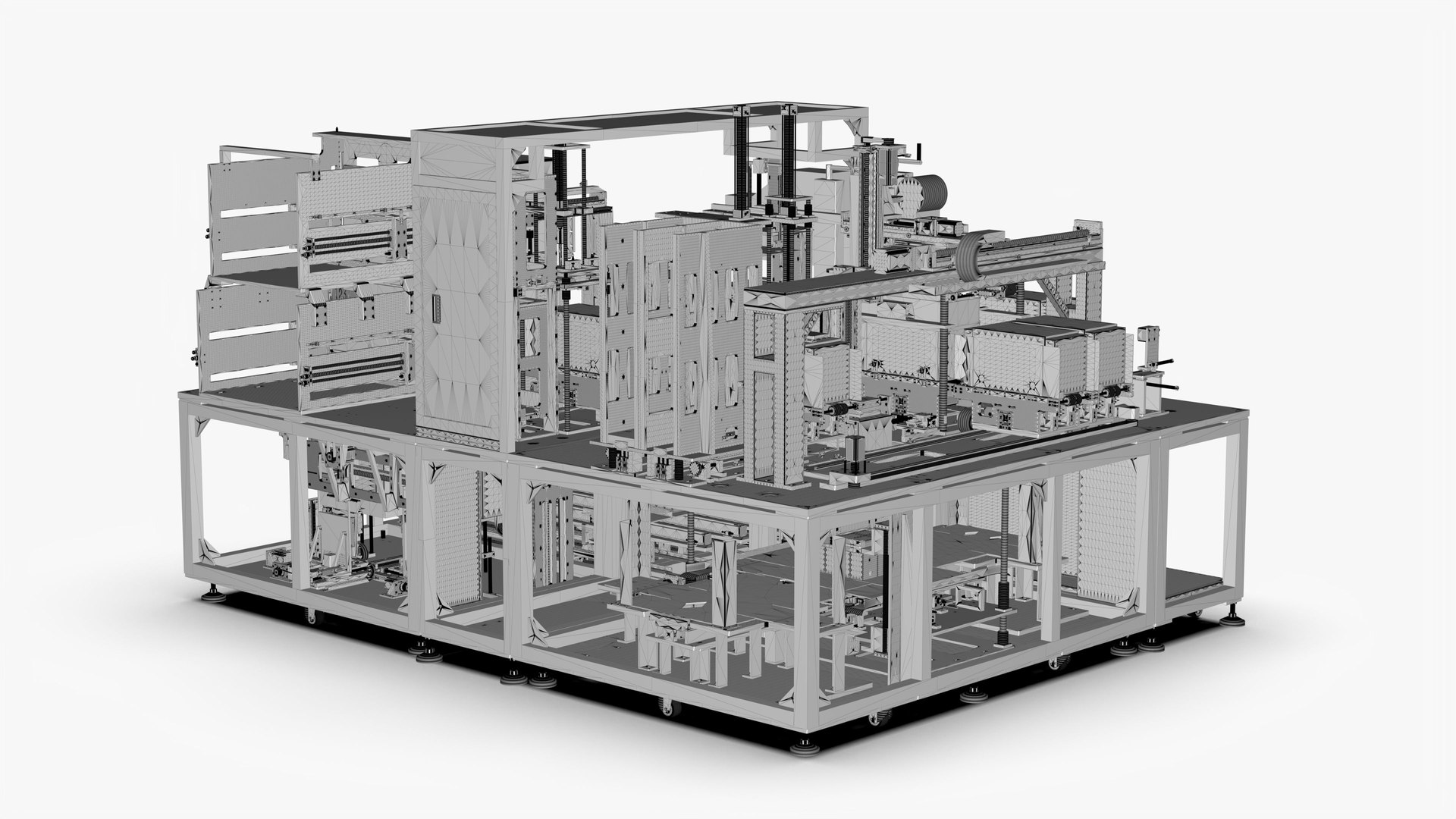 3D Automatic Carton Packing Machine - TurboSquid 2025610