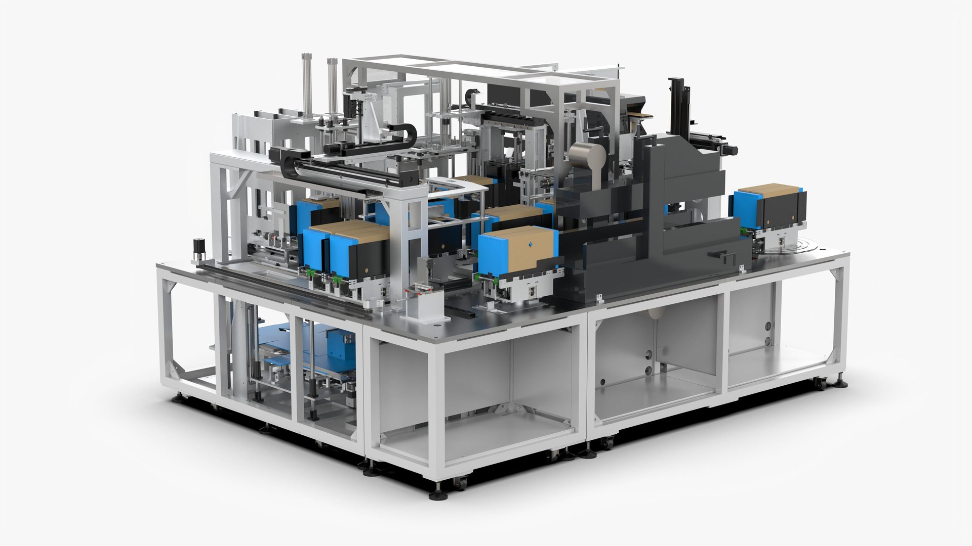 3D Automatic Carton Packing Machine - TurboSquid 2025610