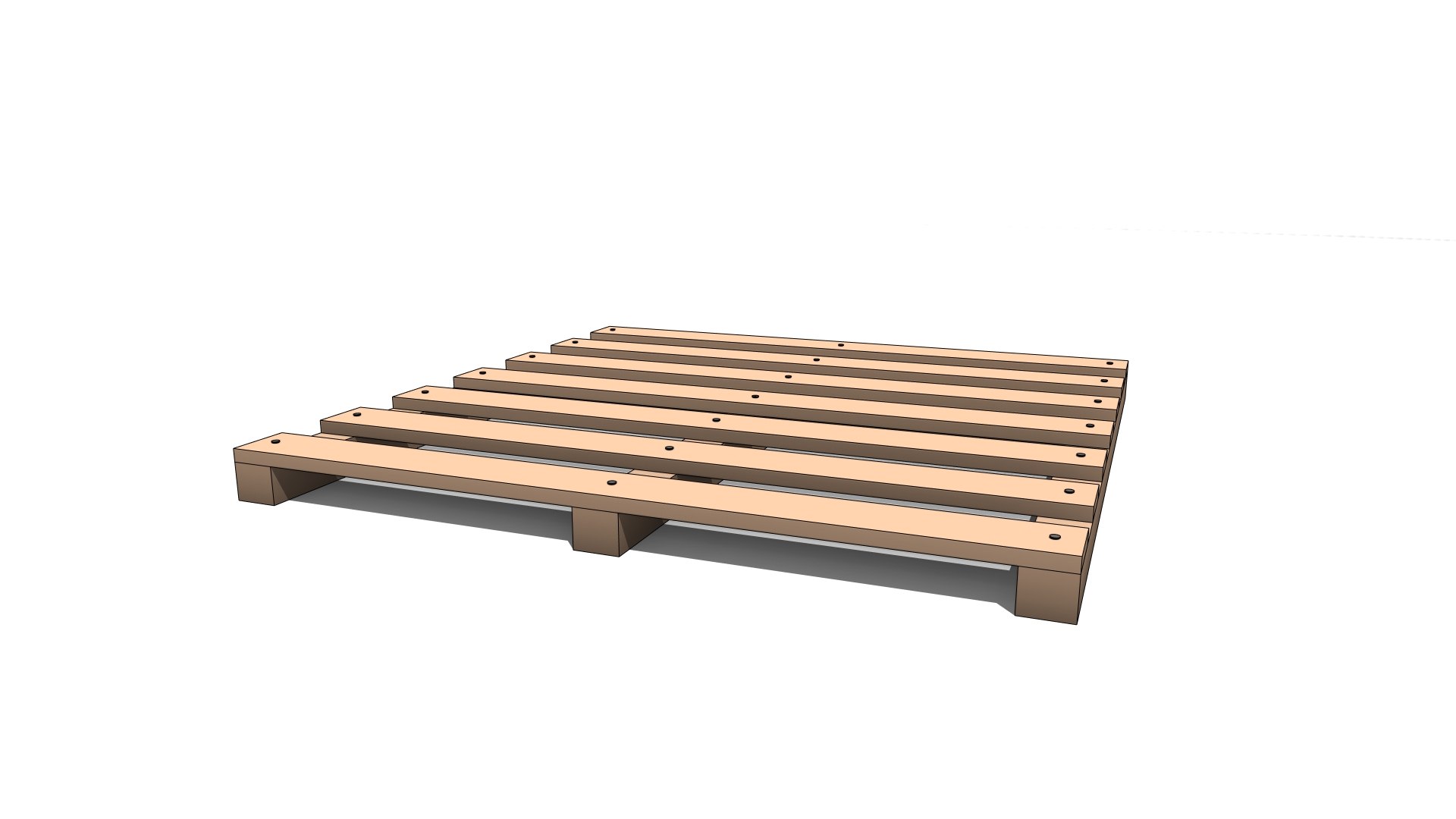 3D Wood Pallet Model - TurboSquid 2427355