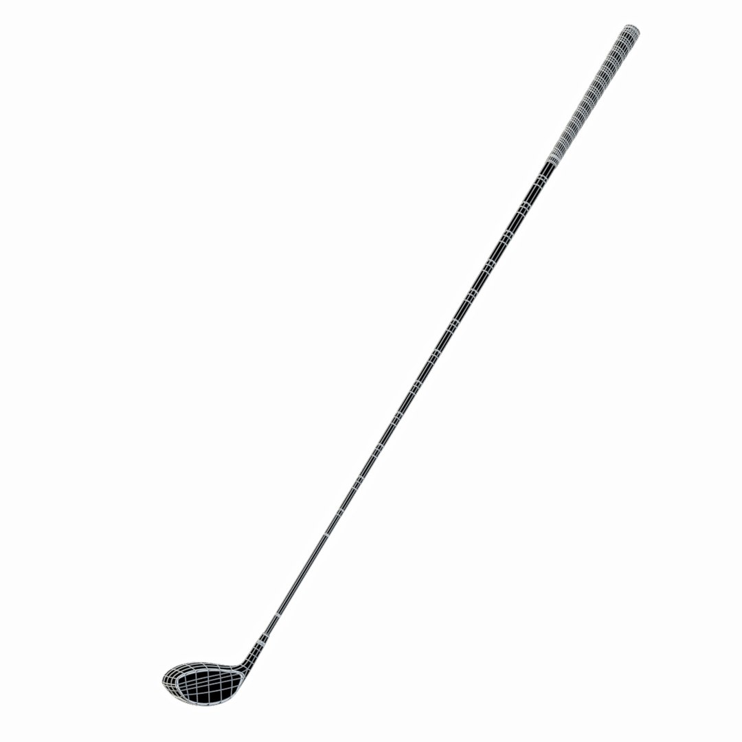 3d Model Driver Golf Club