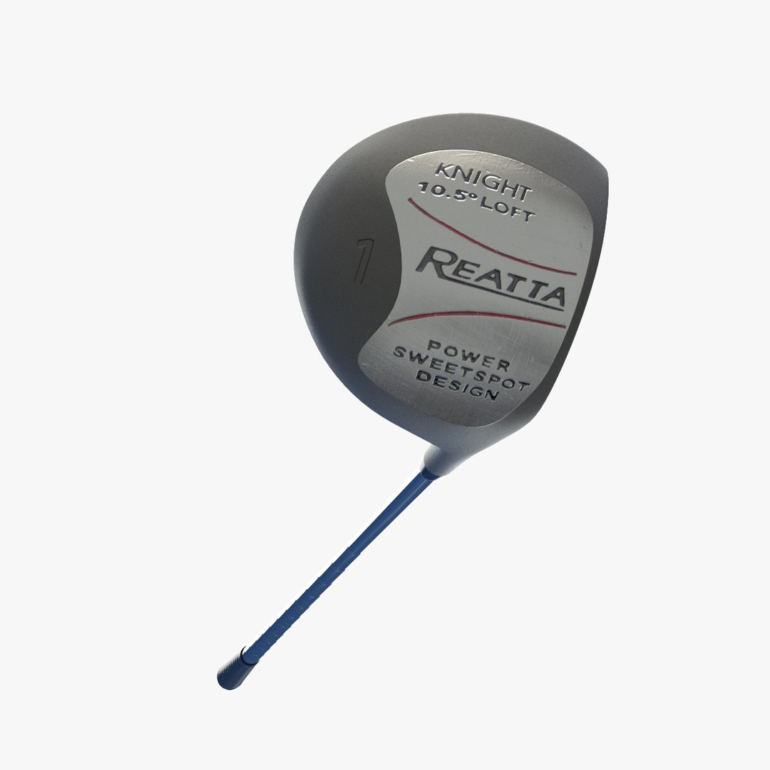 3d Model Driver Golf Club