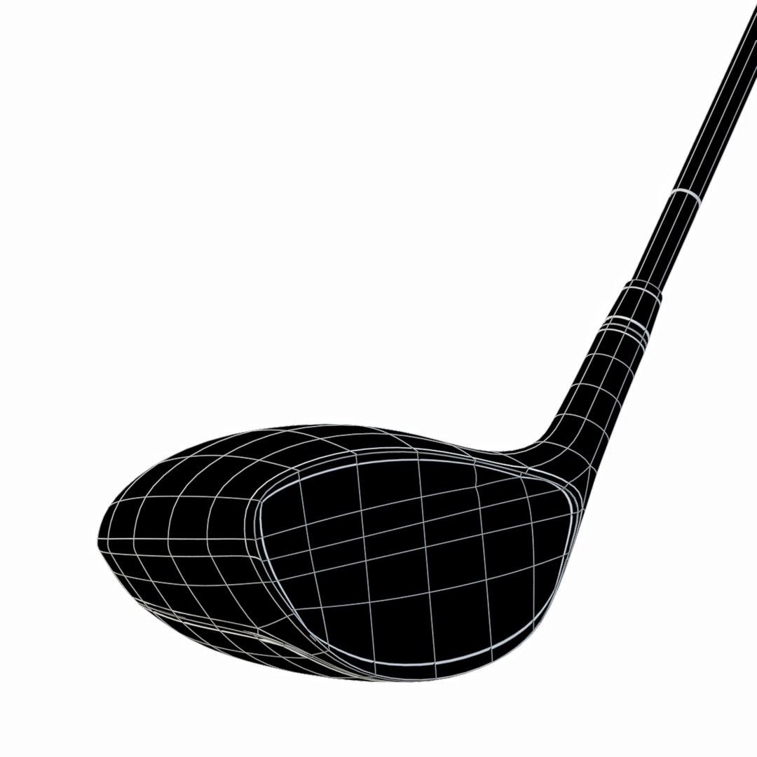 3d Model Driver Golf Club