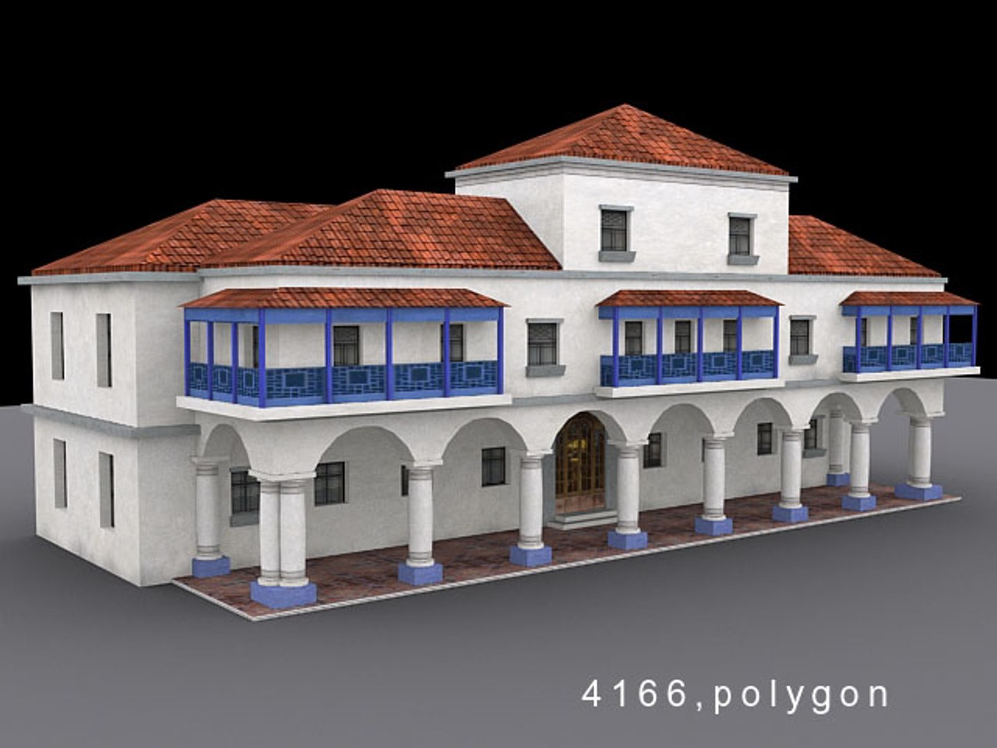 Big House 3d Model