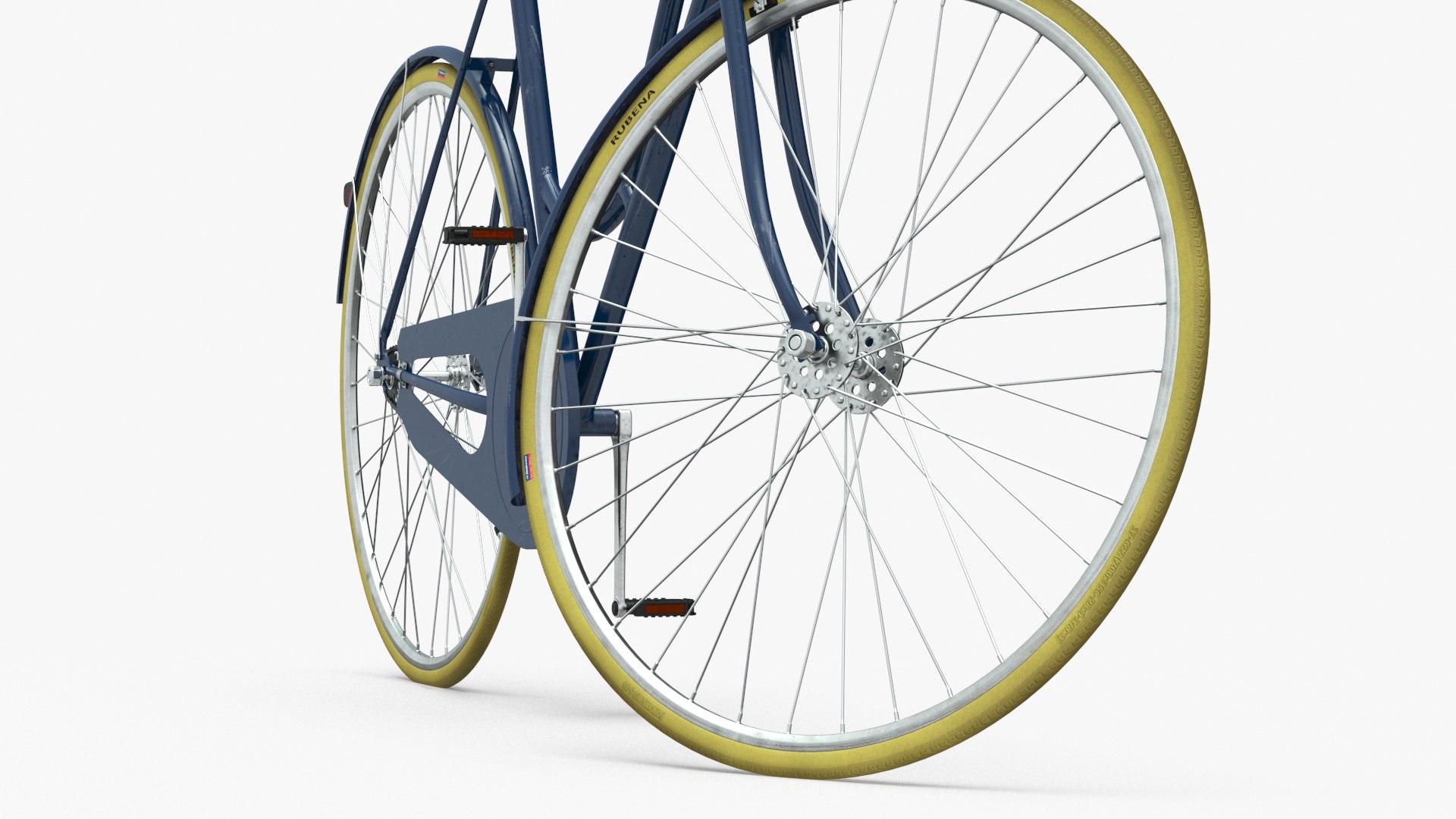Vintage City Bicycle Rigged For Maya 3D Model - TurboSquid 2297226