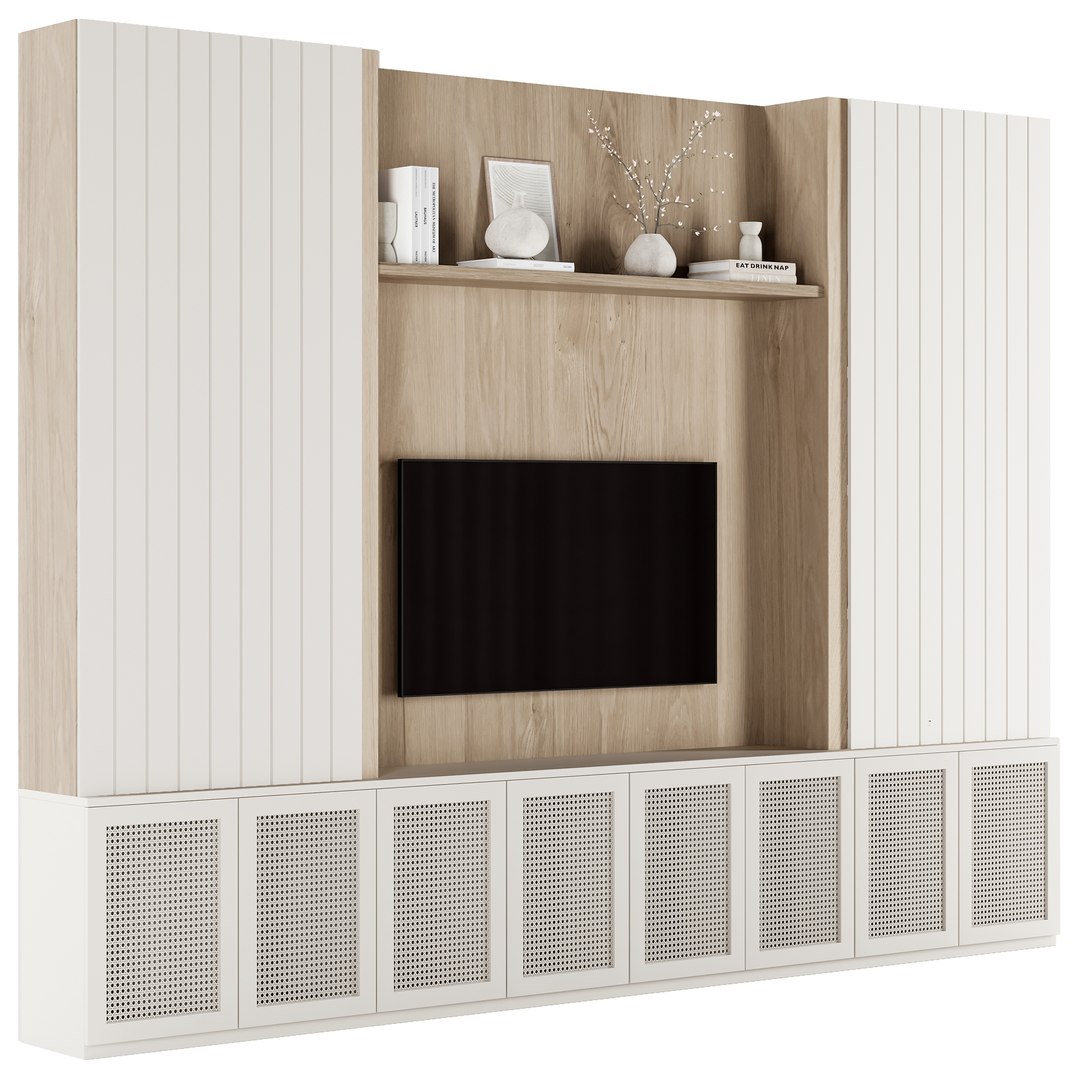 Arch Tv Wall Composition 3D Model - TurboSquid 2300470