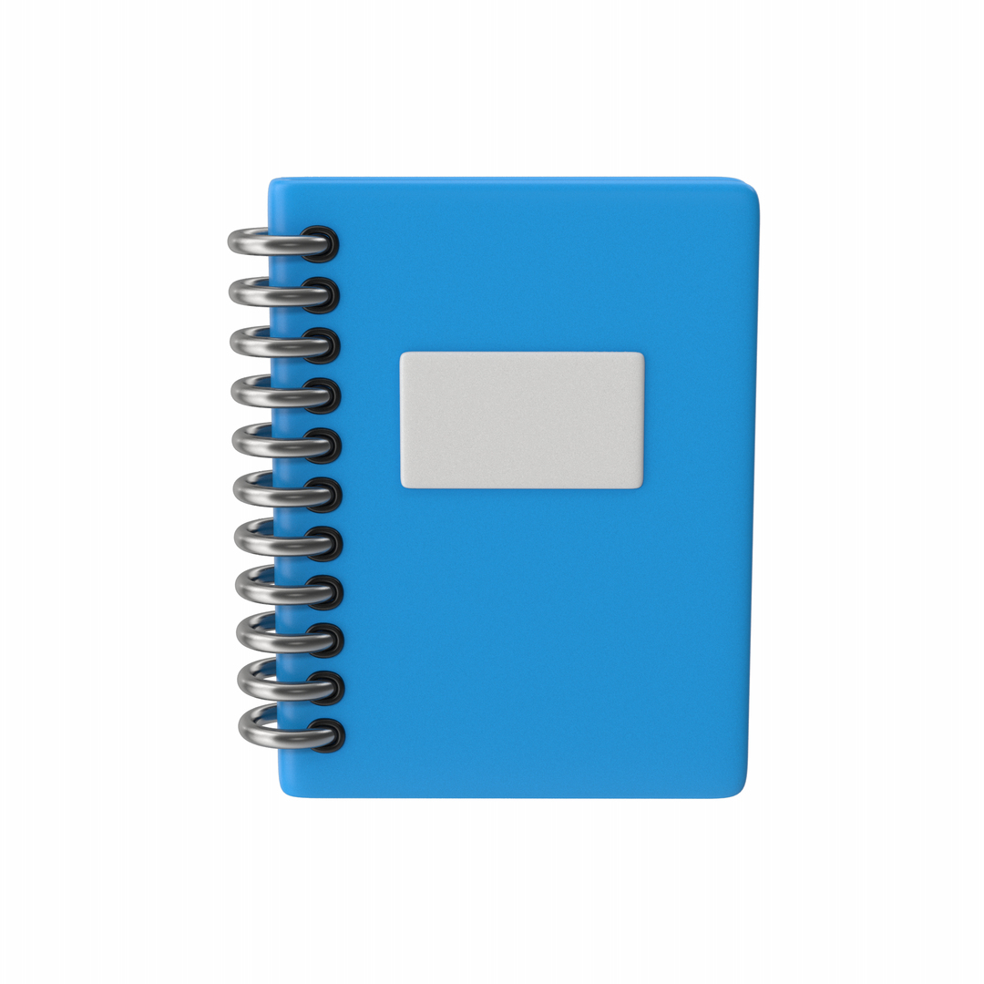 3D Cartoony Notebook Model - TurboSquid 2135654