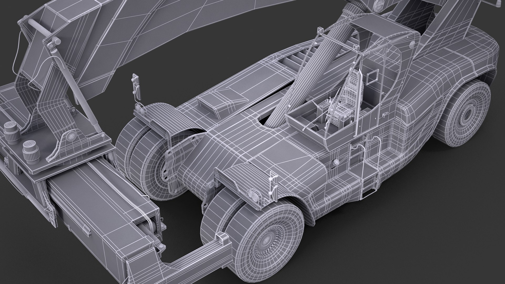 Liebherr reachstacker lrs 3D model - TurboSquid 1626888