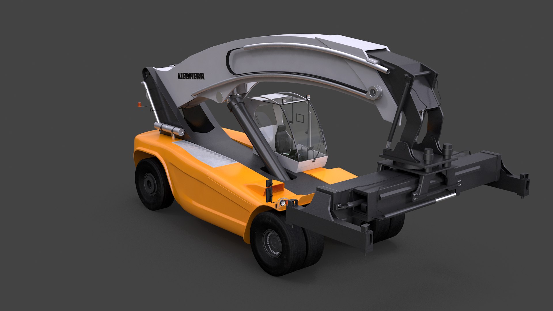 Liebherr reachstacker lrs 3D model - TurboSquid 1626888