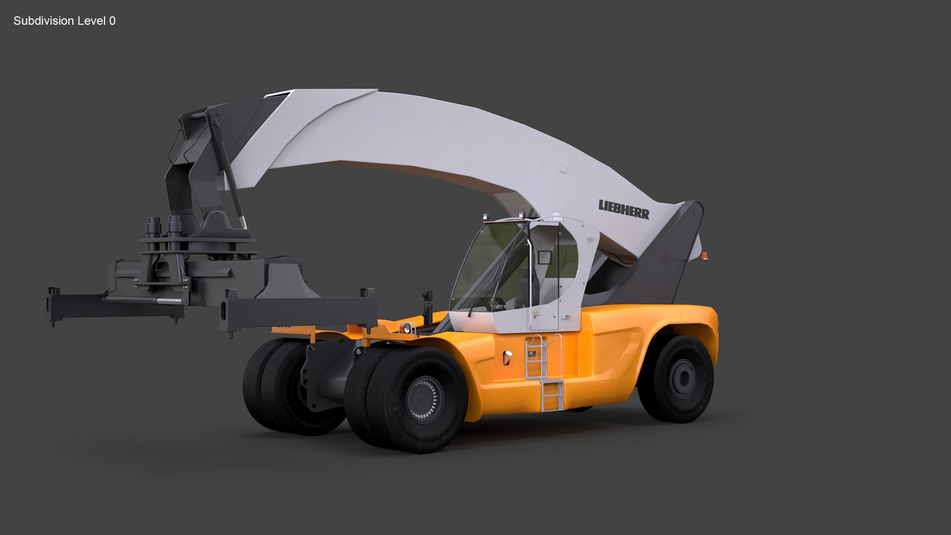 Liebherr reachstacker lrs 3D model - TurboSquid 1626888