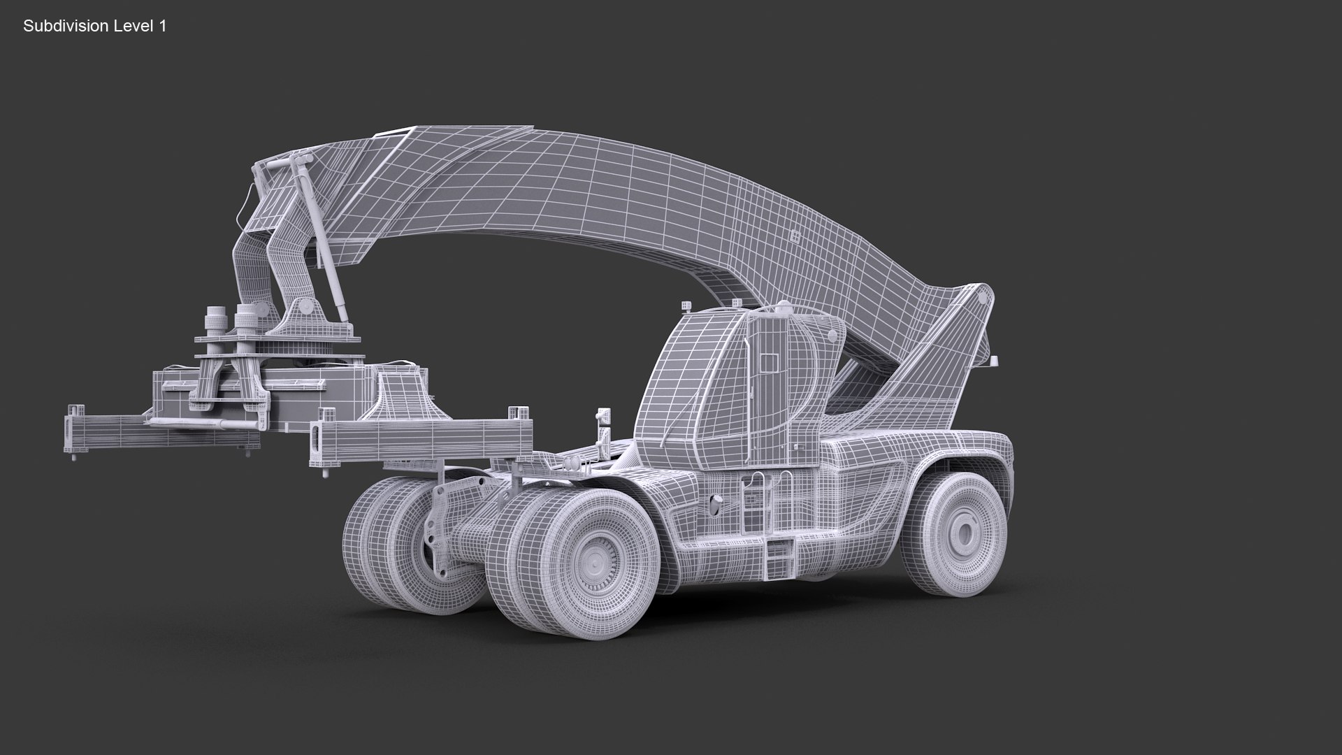 Liebherr reachstacker lrs 3D model - TurboSquid 1626888