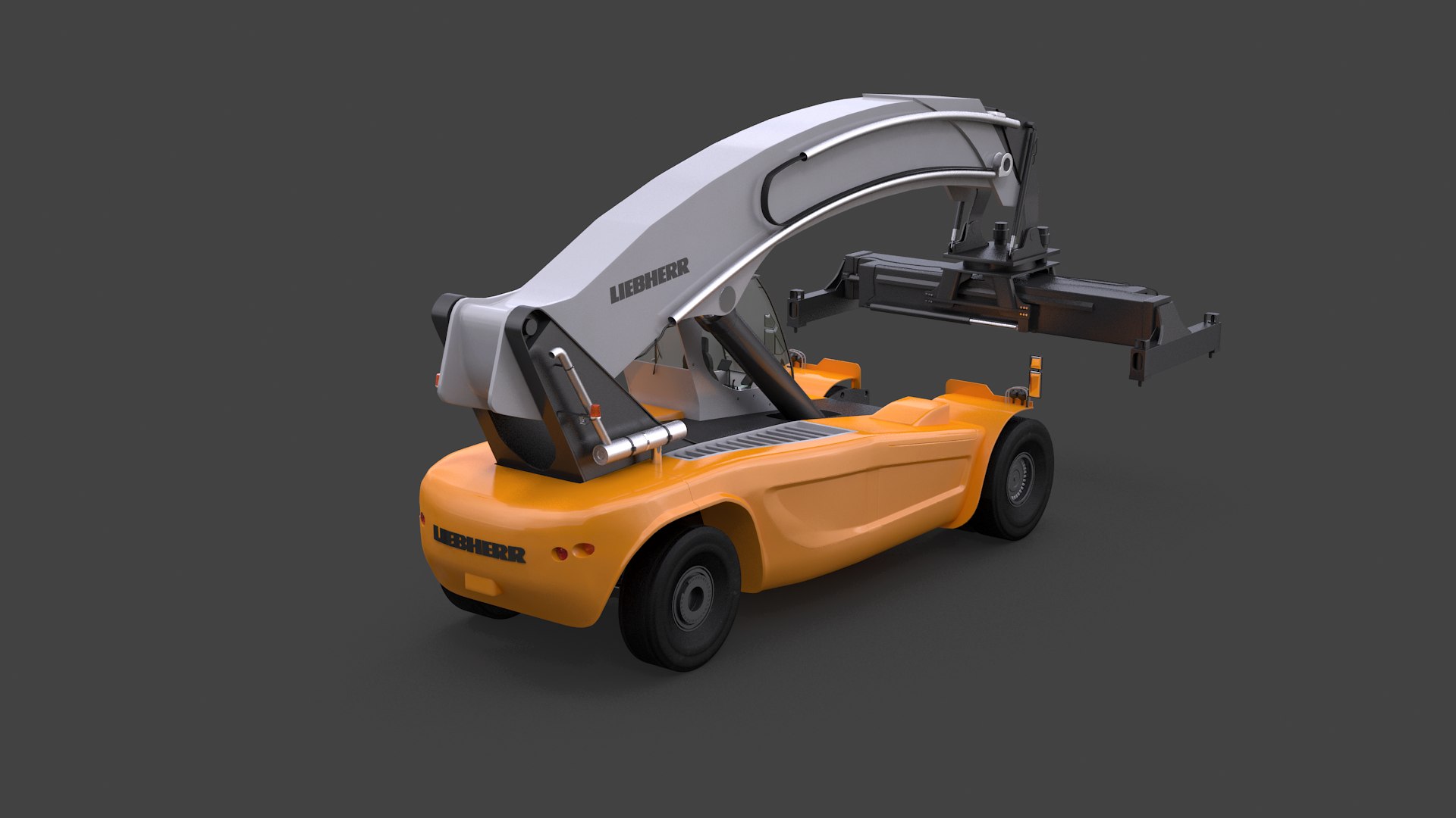 Liebherr reachstacker lrs 3D model - TurboSquid 1626888