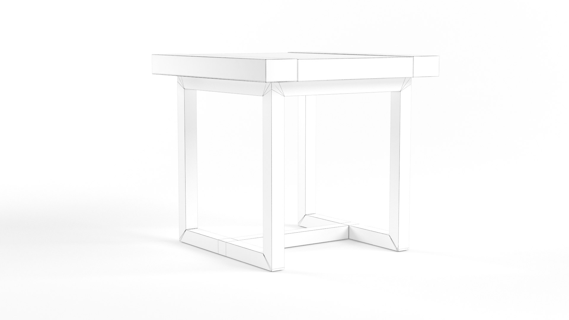 TORANO SALVAGED SQUARE SIDE TABLE 3D - TurboSquid 1725688