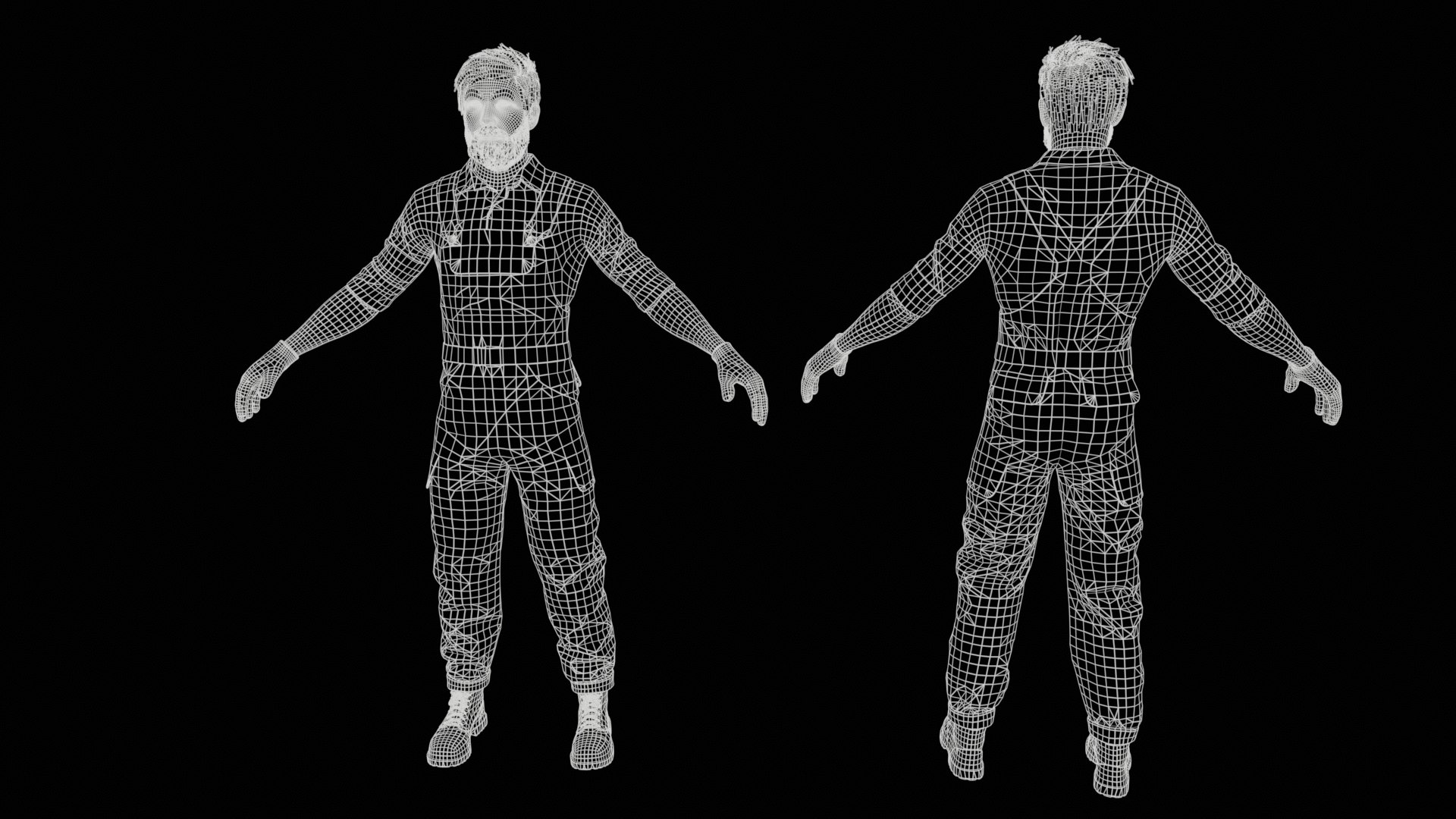 Worker 4 3D Model - TurboSquid 2356020