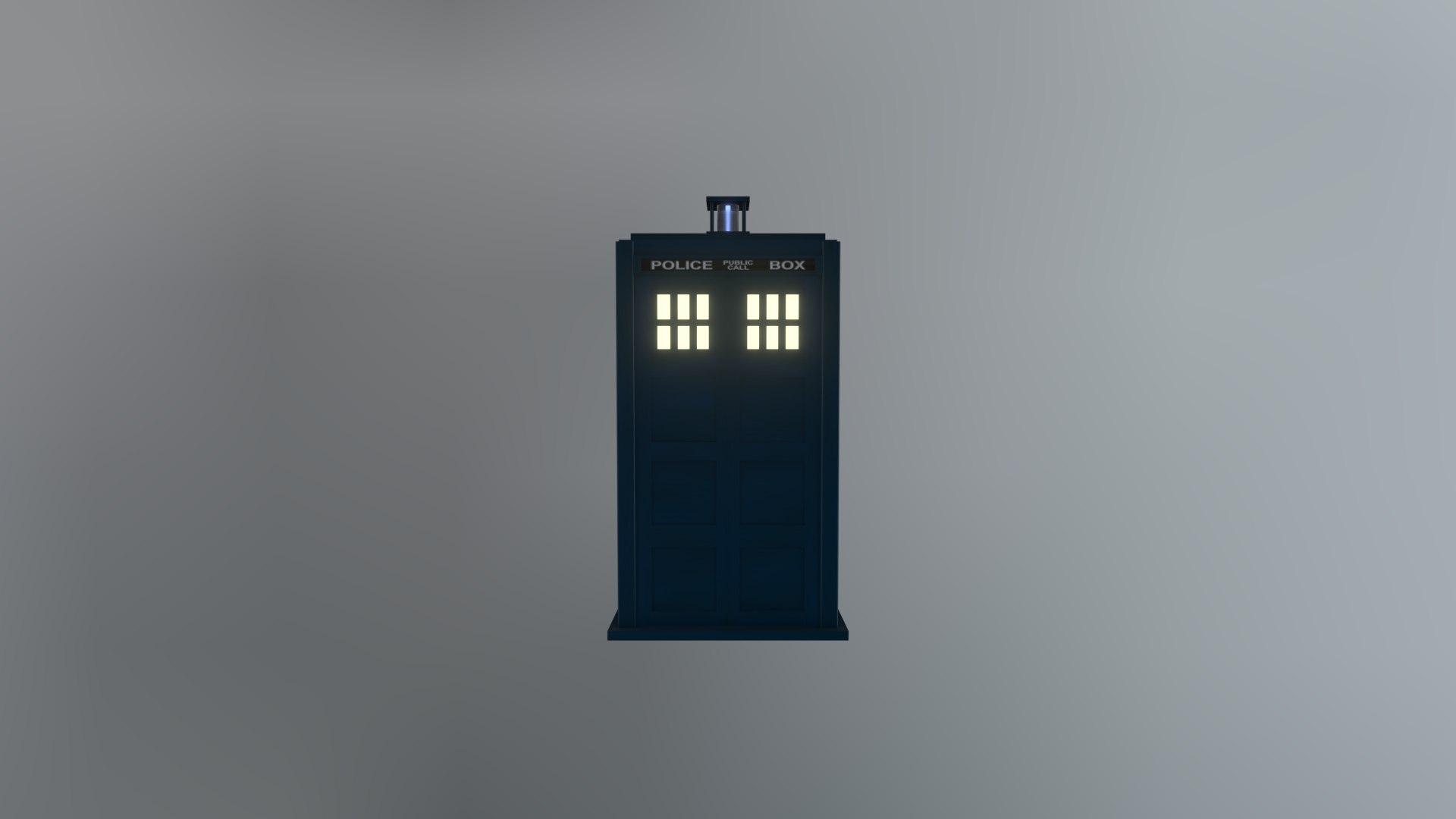 DOCTOR WHO - TOM BAKER TARDIS - Rogue Film Productions 3D Model ...