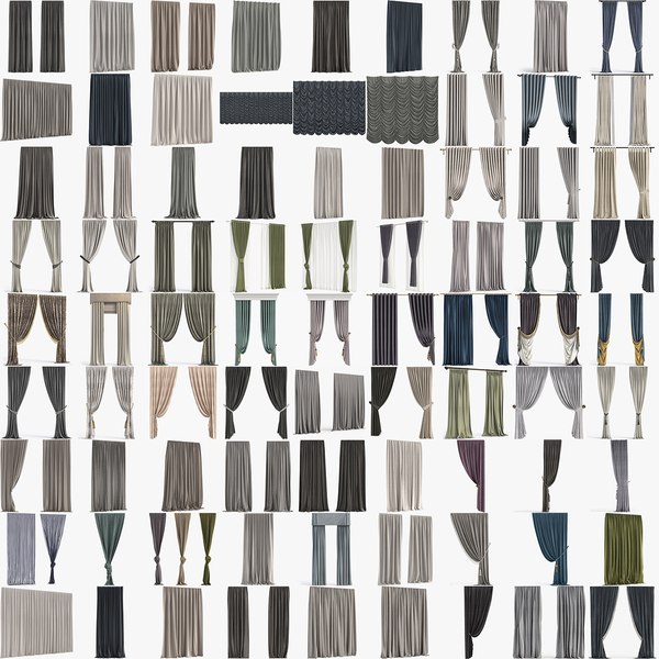 Curtain 3D Models for Download | TurboSquid