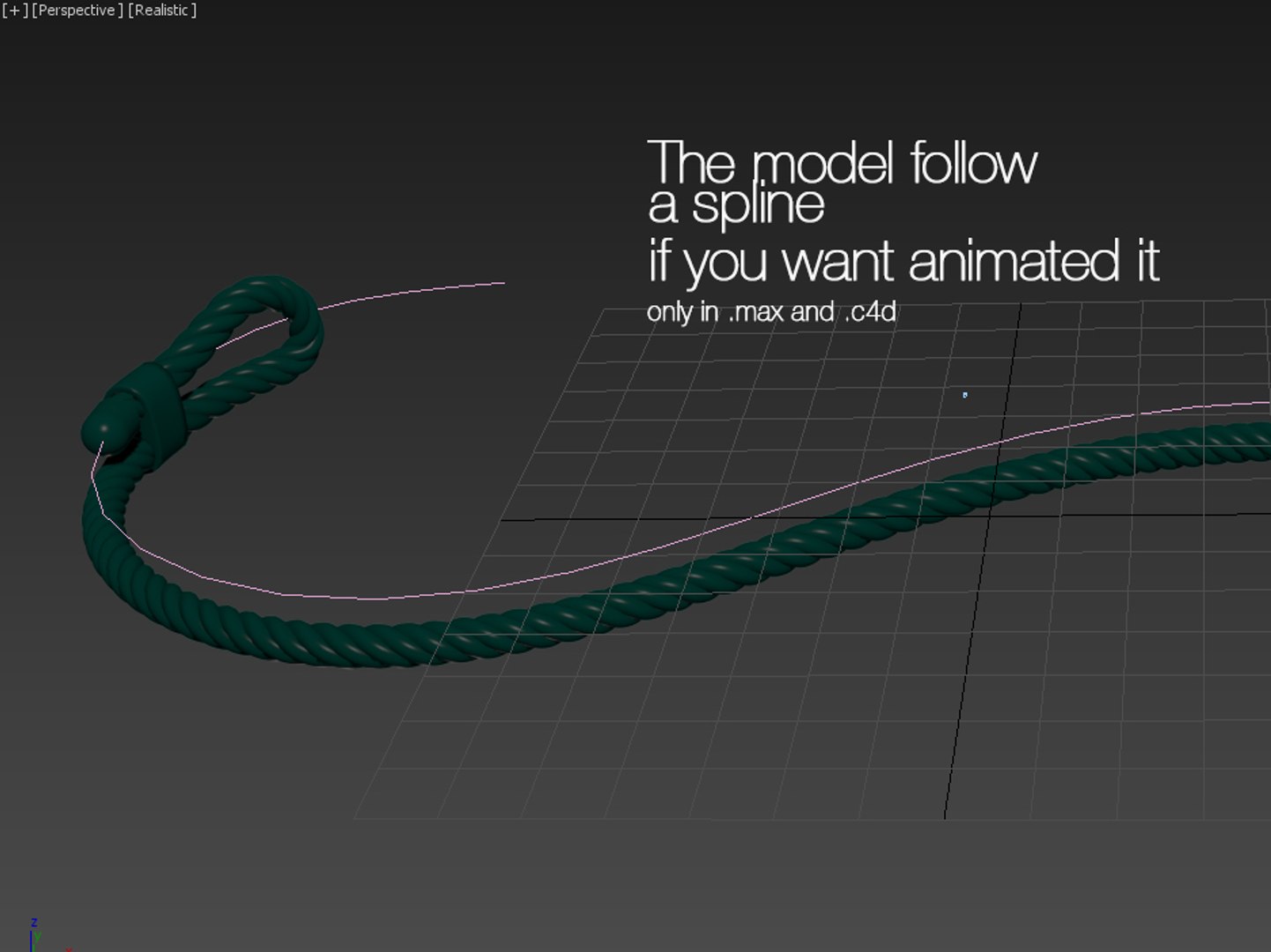 3d 3ds Wire Cable