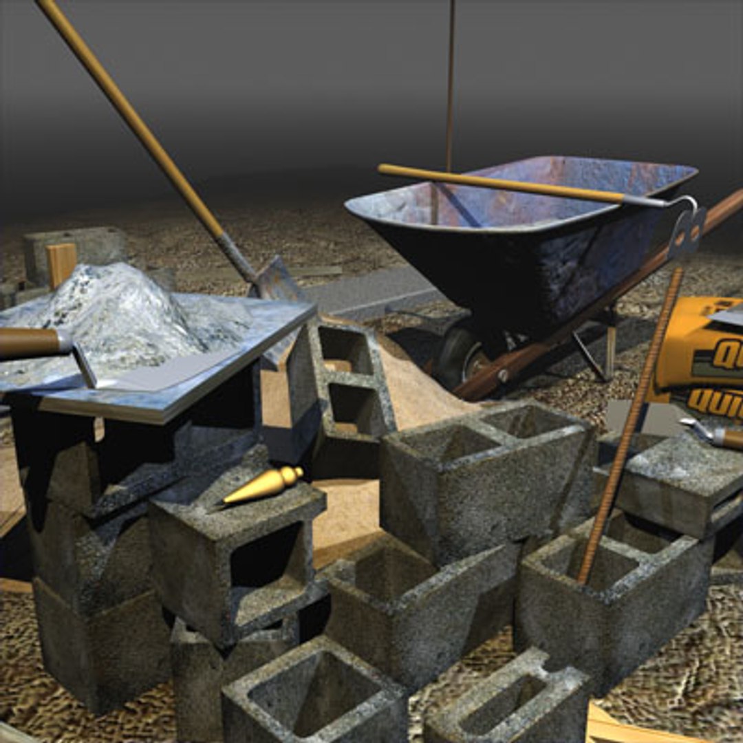 3d Model Mason Tool 01