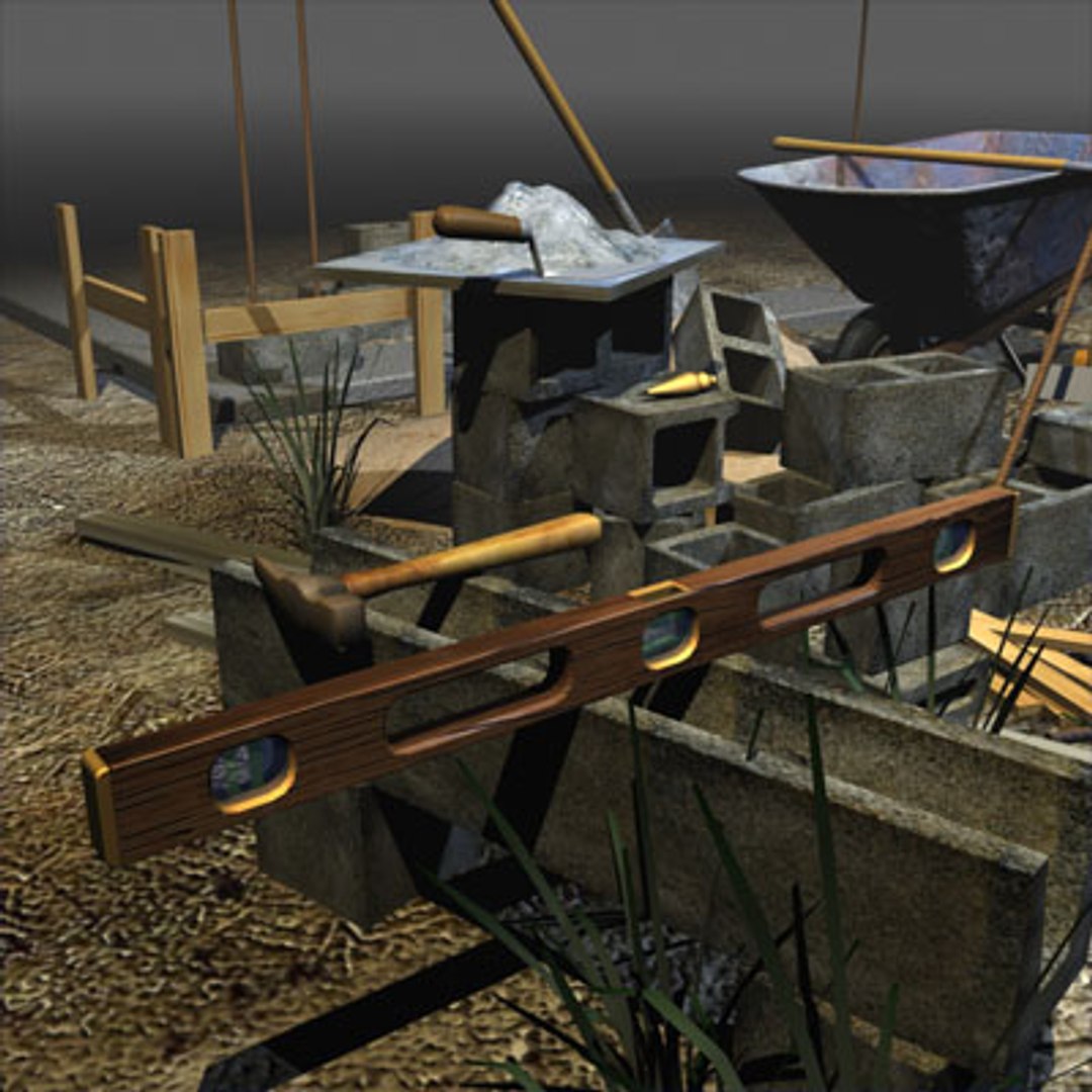 3d Model Mason Tool 01