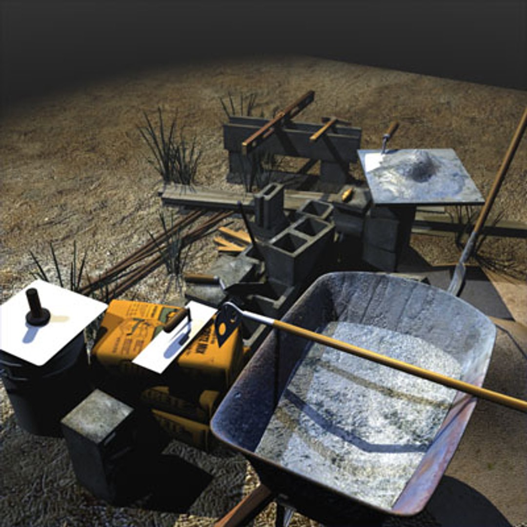 3d Model Mason Tool 01