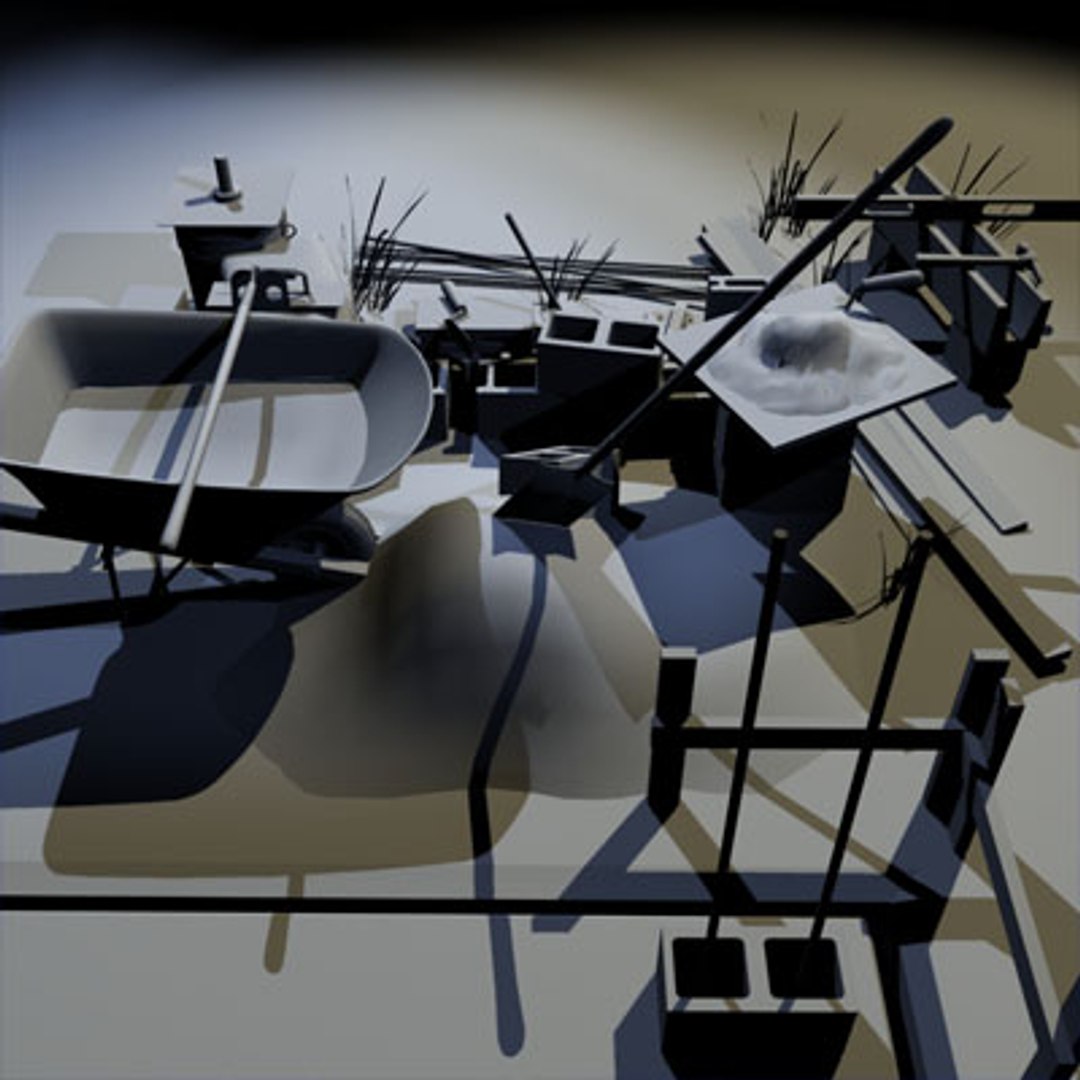 3d Model Mason Tool 01