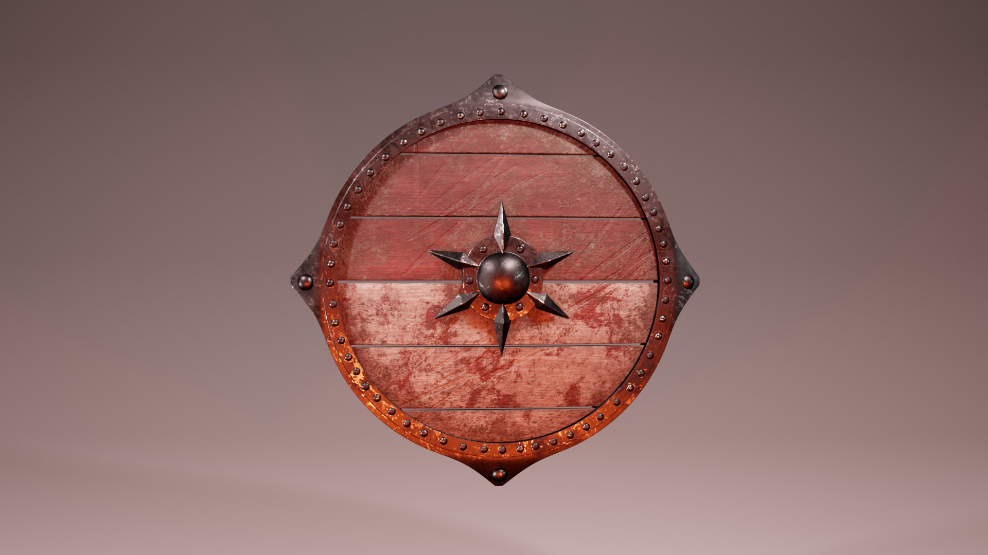 4k Textured Viking Shield1 3D model - TurboSquid 2157276