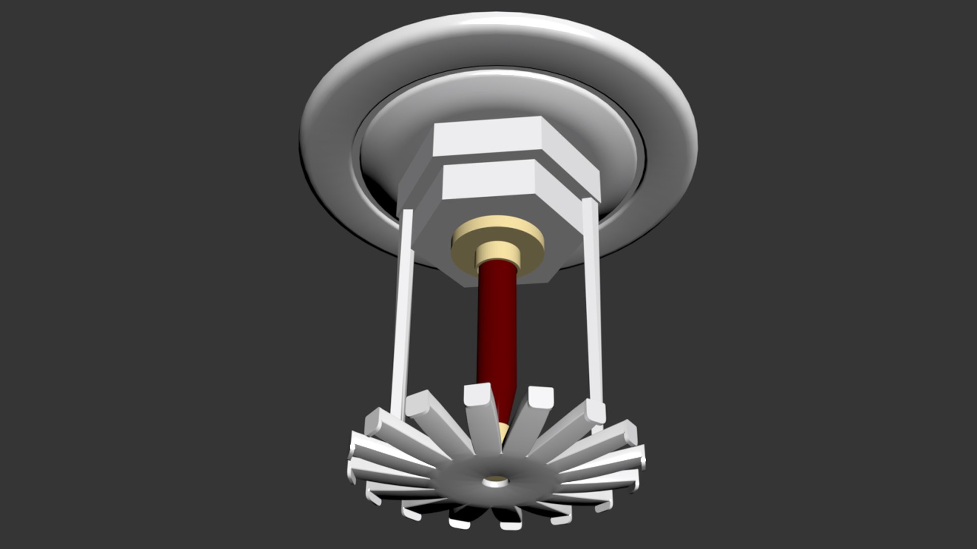 3D Sprinkler Model - TurboSquid 1679663