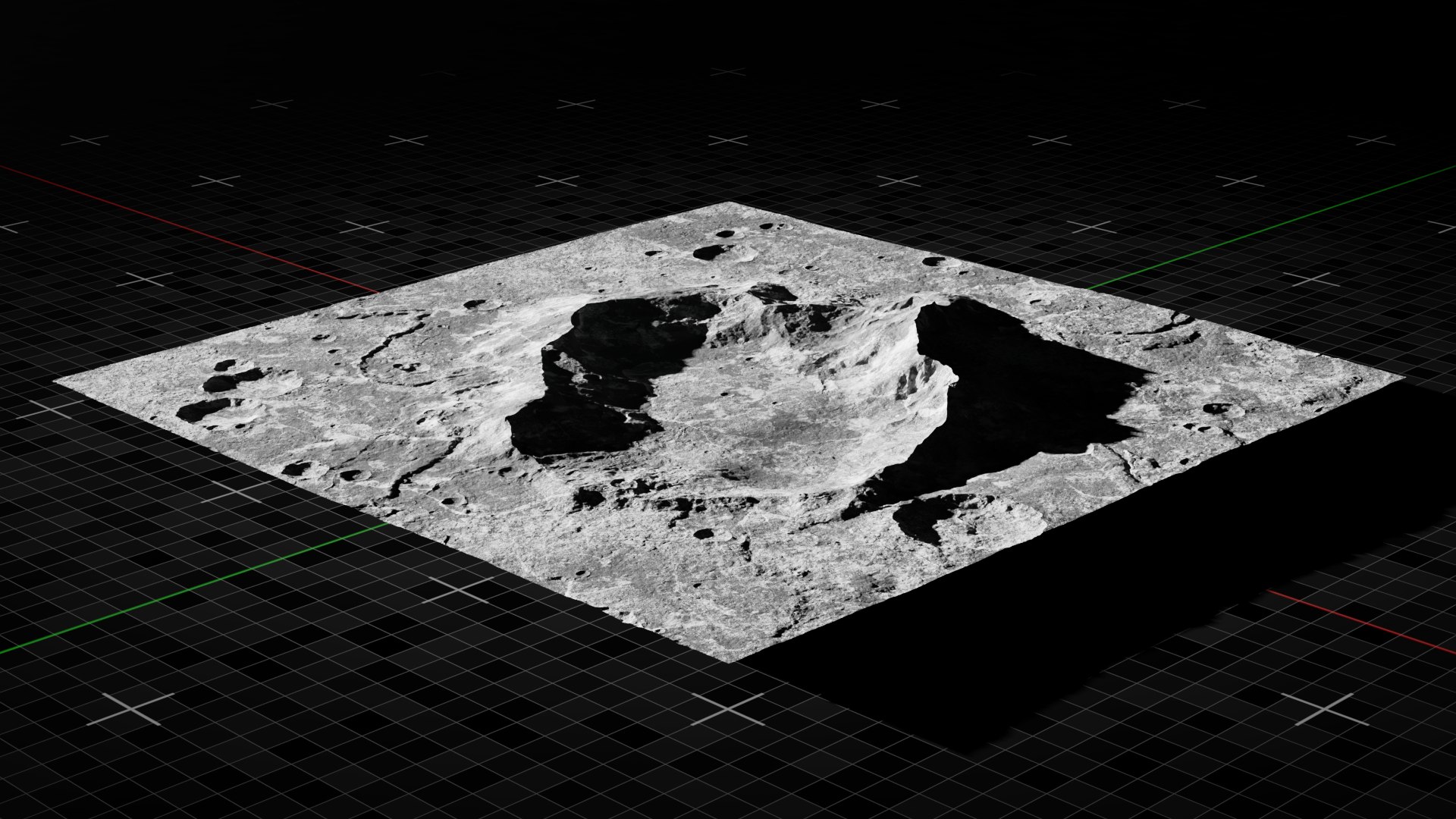 Moon Terrain Pack 3D Model - TurboSquid 2385018
