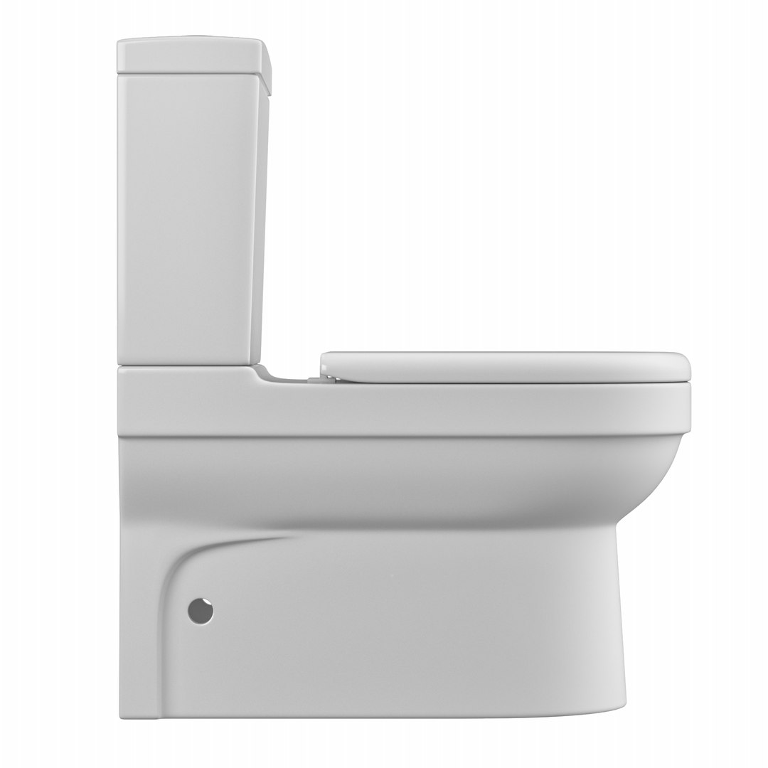 Piece Ewc Toilet 3D Model - TurboSquid 1693614