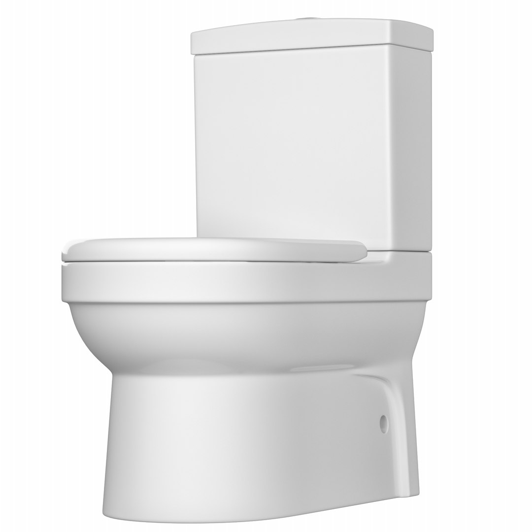Piece Ewc Toilet 3D Model - TurboSquid 1693614