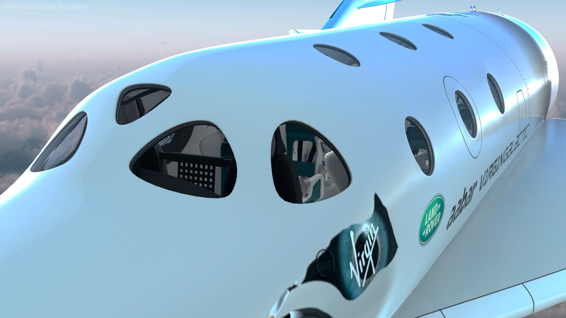 VSS Unity Virgin Suborbital Spaceplane Rigged 3D model - TurboSquid 1838738