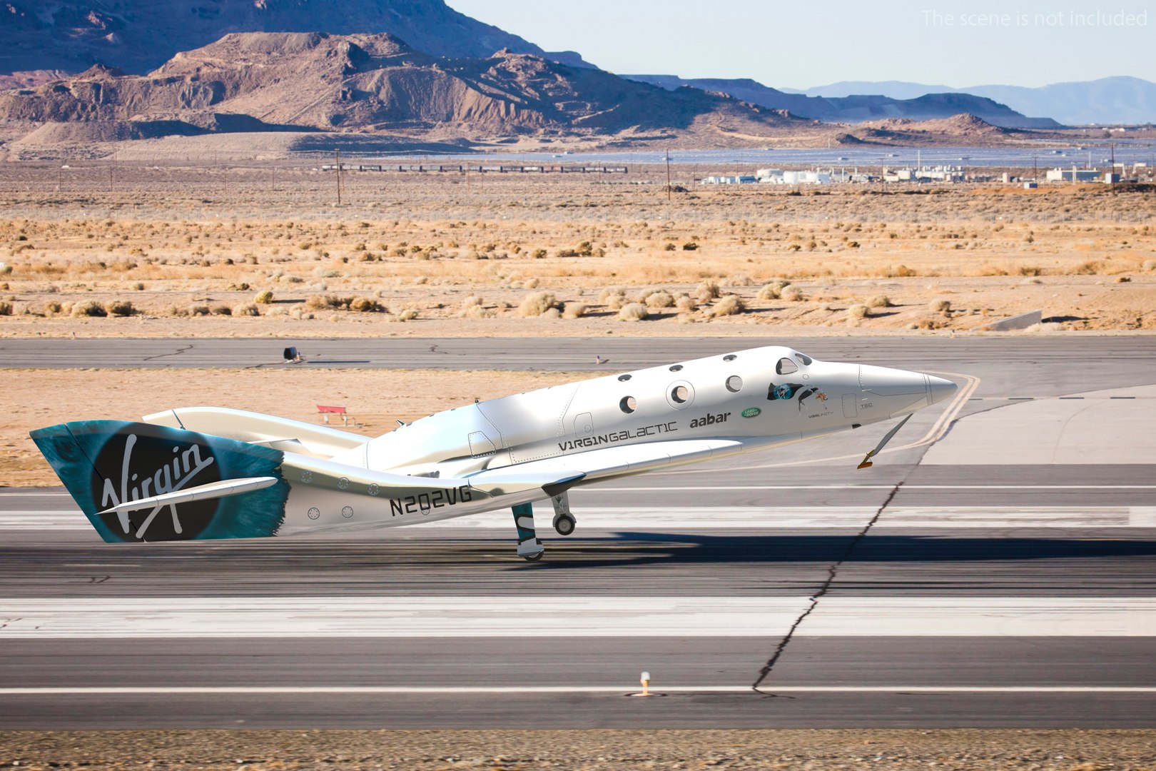 VSS Unity Virgin Suborbital Spaceplane Rigged 3D model - TurboSquid 1838738